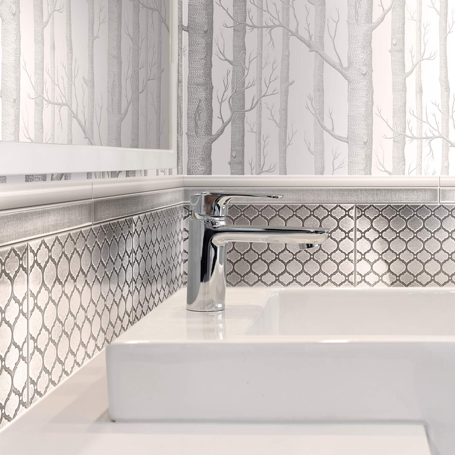 Buy Questech Tile Trim, 1/2 X 12 inch Soho Pencil Tile Transition Liner ...