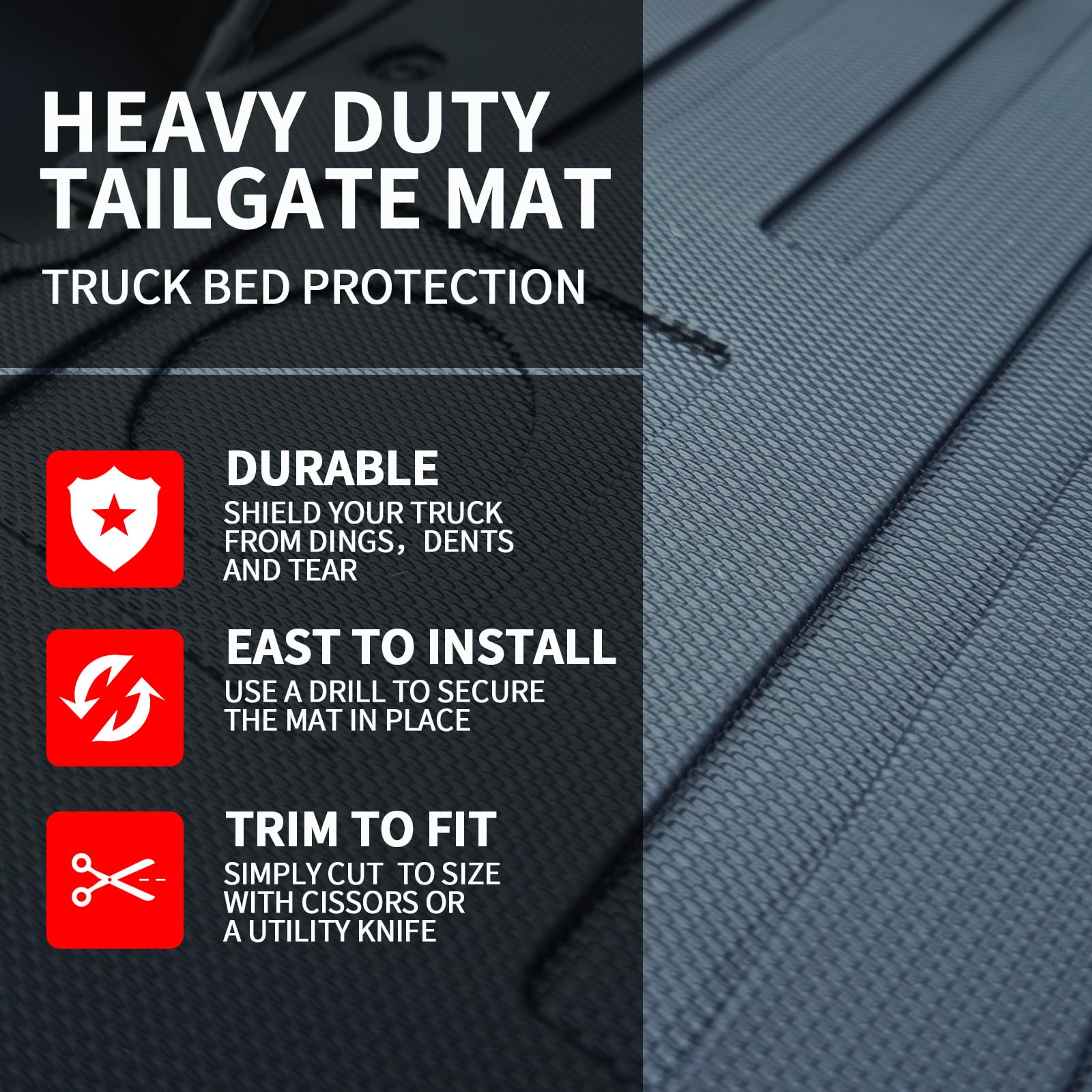 Snapklik.com : Thinzyou Tailgate Mat Compatible