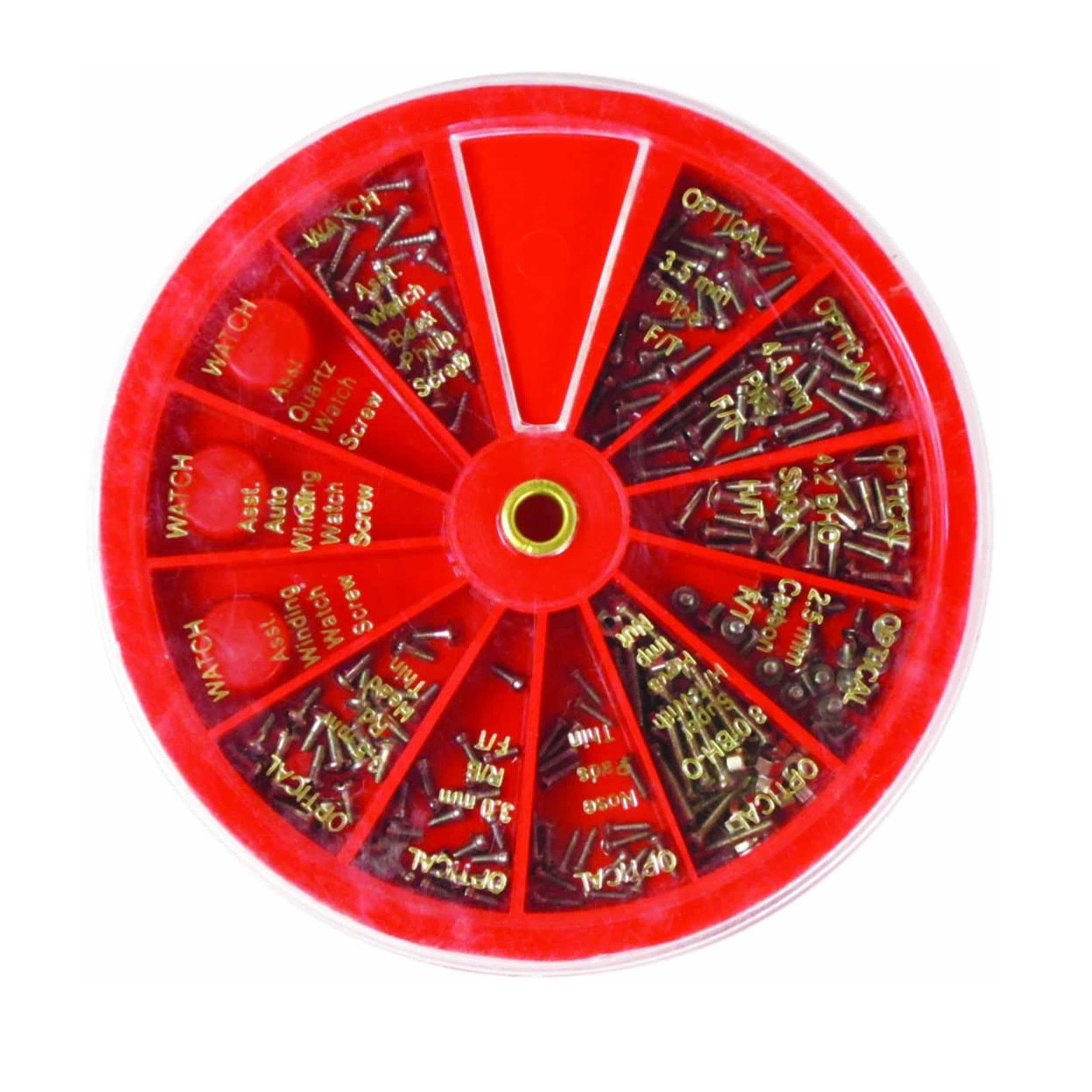 LUXURO Optical and Watch Screw Assortments of 120 Piece 120-piece Watch ...