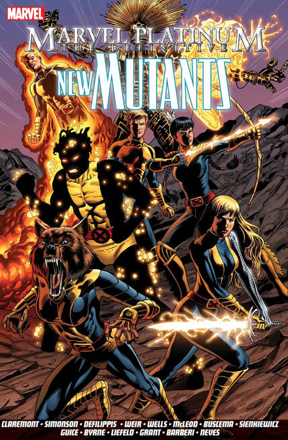Marvel Platinum: The Definitive New Mutants : Claremont, Chris, Mcleod ...