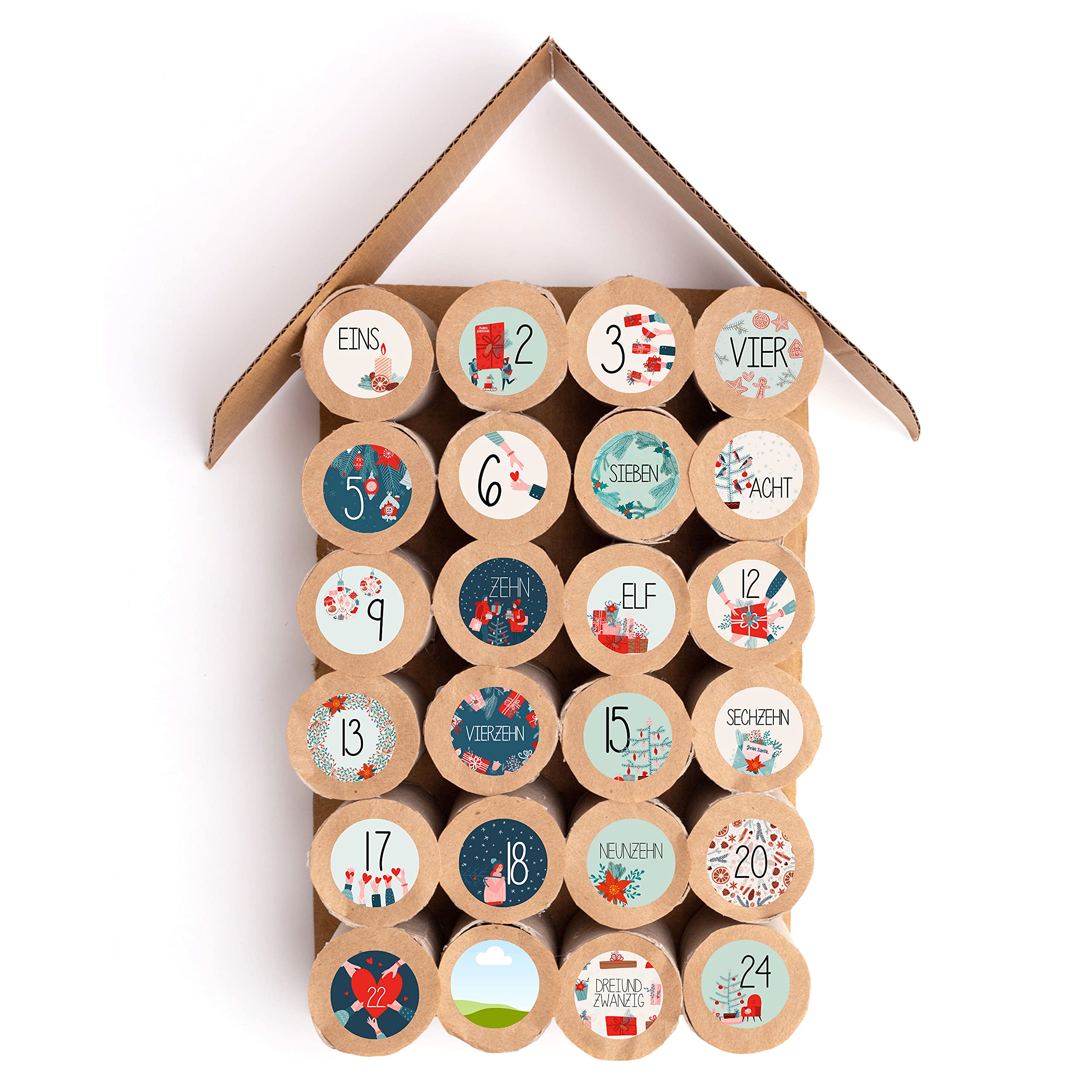 Pegatinas Calendario De Adviento Una Vela + Pegatina Descargable ¡Ya ...