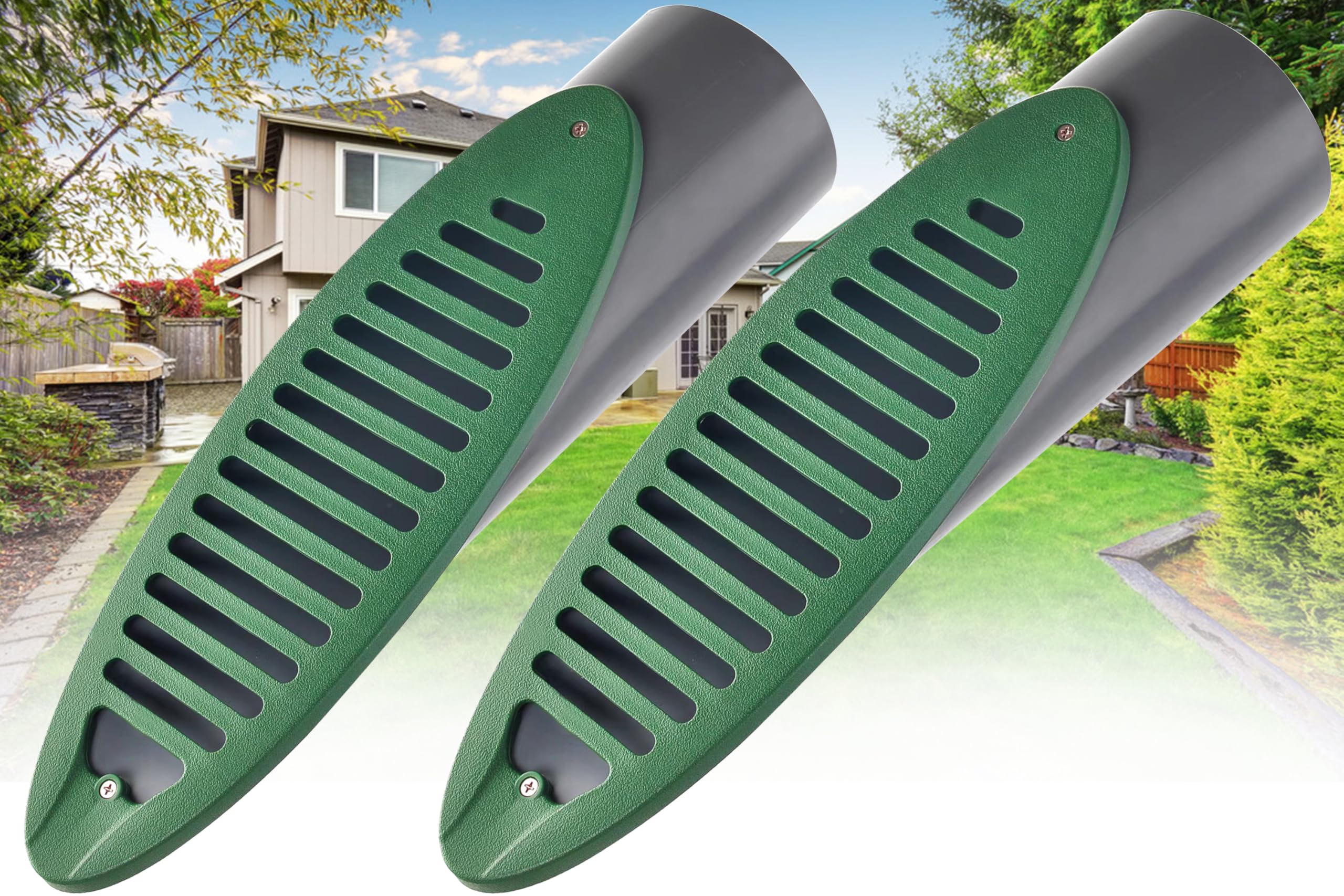 Hehoroo 2PCS Yard Drain Emitter, Angled Slope Drainage Pipe, Angled ...