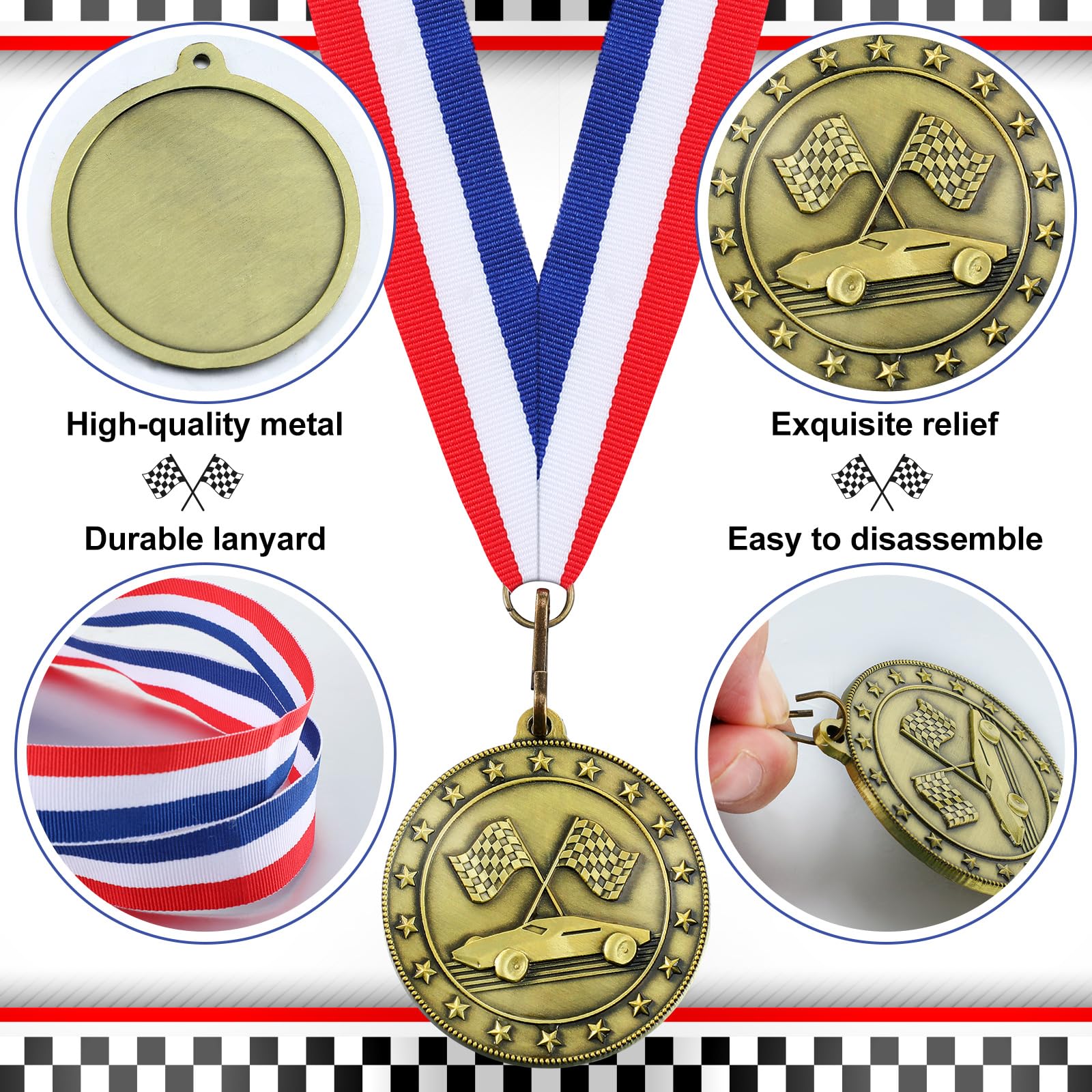 Snapklik.com : Loetere Race Car Derby Medals Scout Car Derby Trophy Cub ...