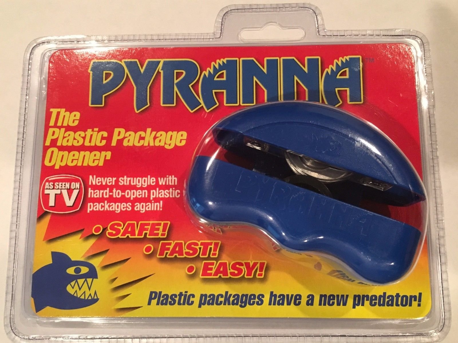 Amazon.com: New! Pyranna Plastic Package Opener, Safely Open Packages ...