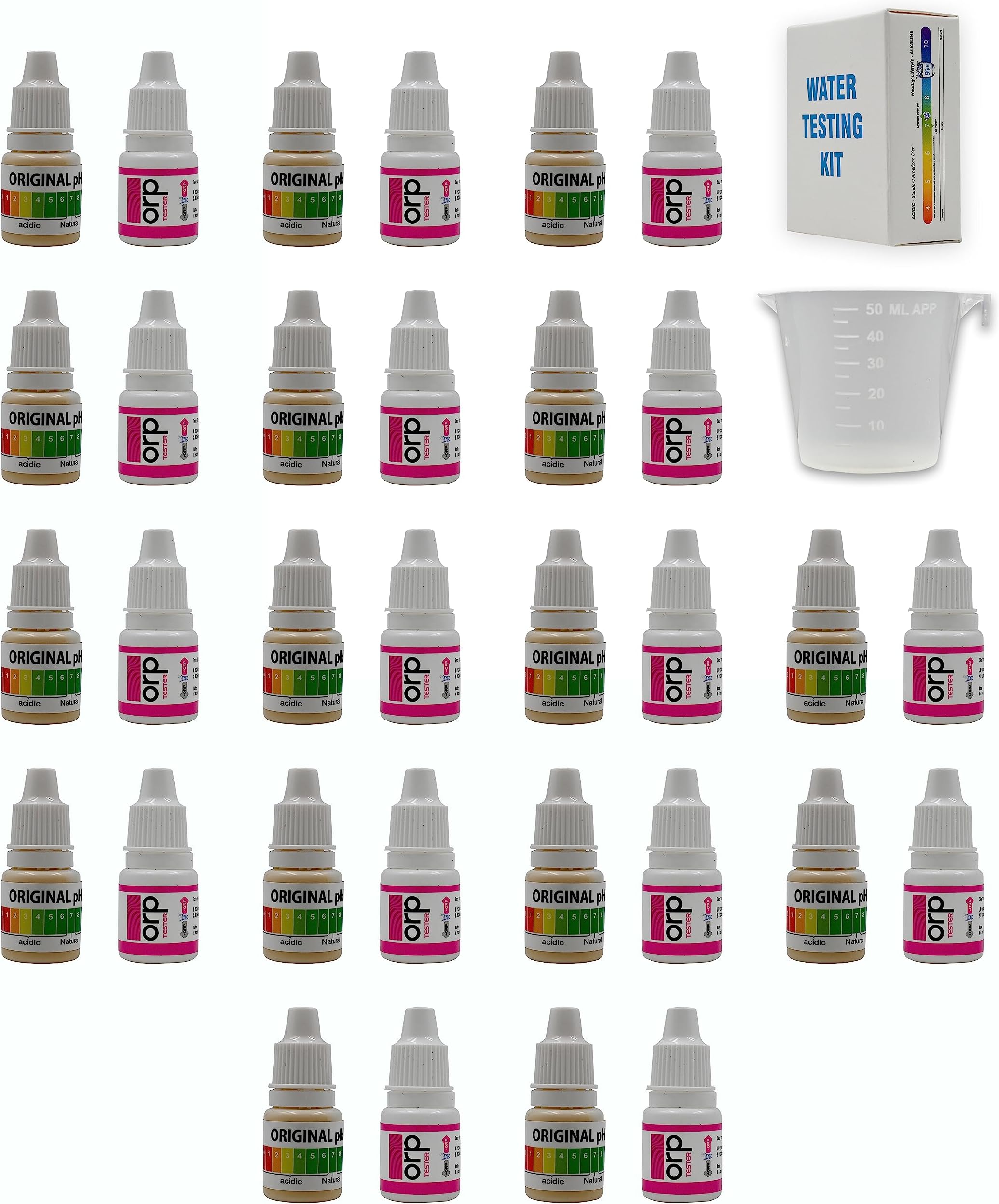 BIOWAY 16 Pcs PH and ORP Water Testing Solution Kit Liquid Drops for ...