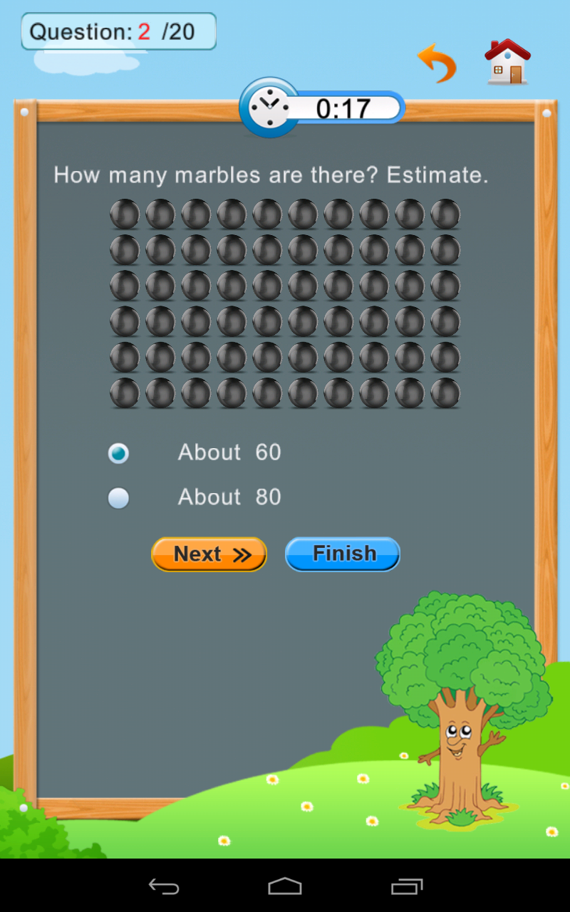 Estimation for 1st grade - free - App on Amazon Appstore