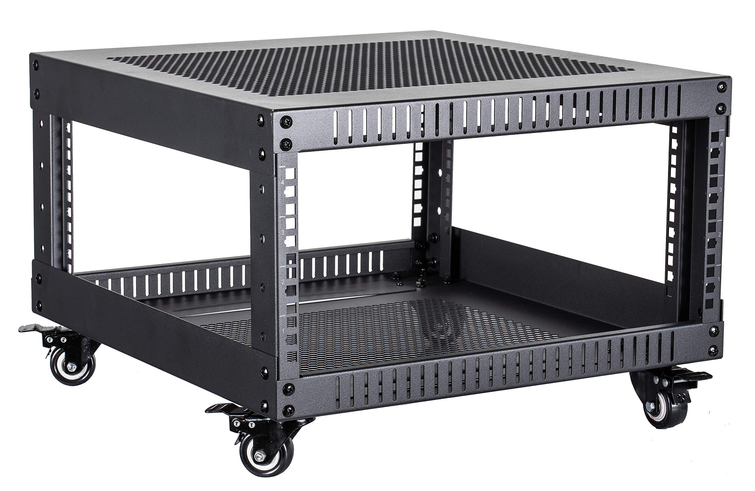 Snapklik.com : Kenuco 6U Standing Open Frame Rack