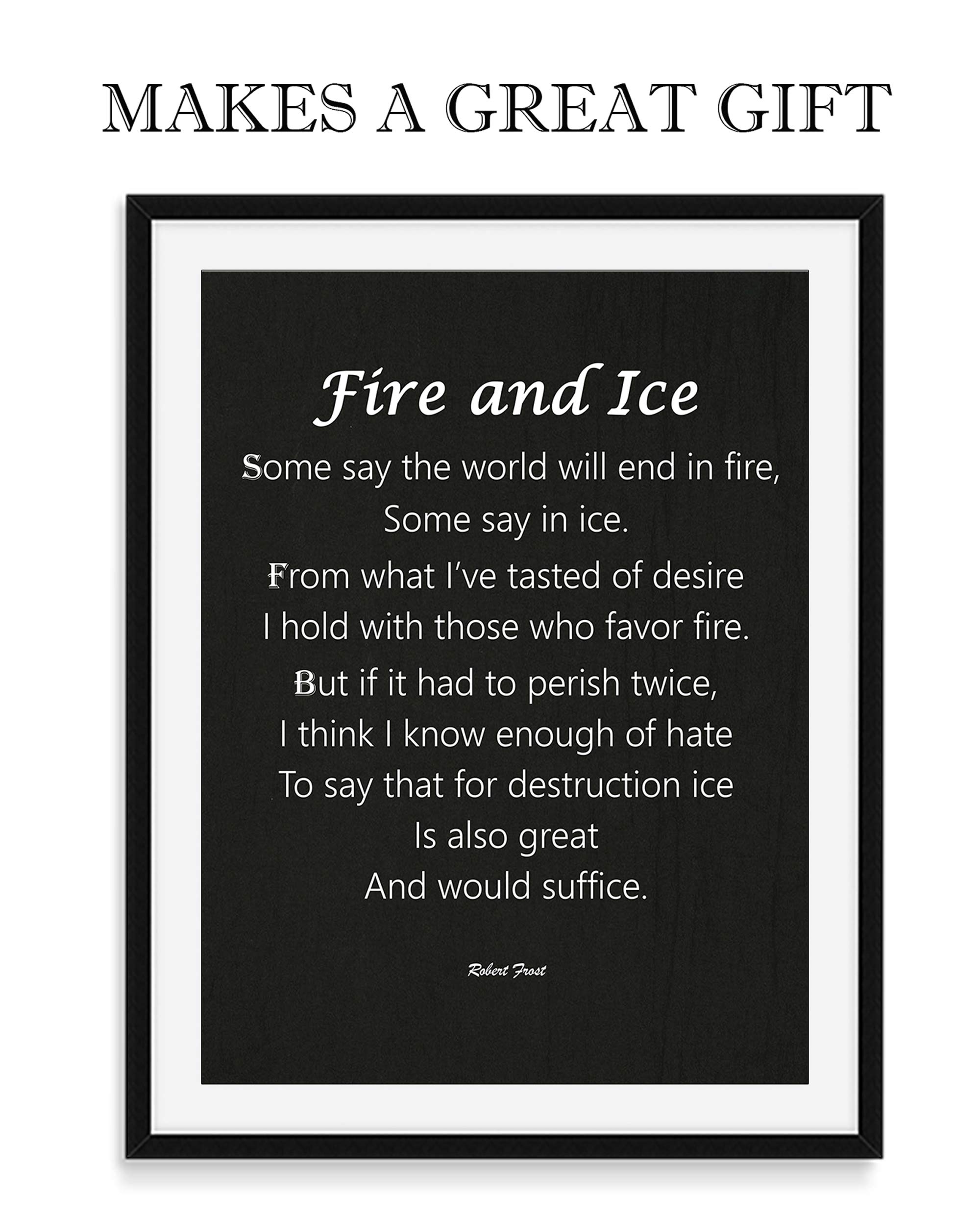Robert Frost Quotes Fire And Ice