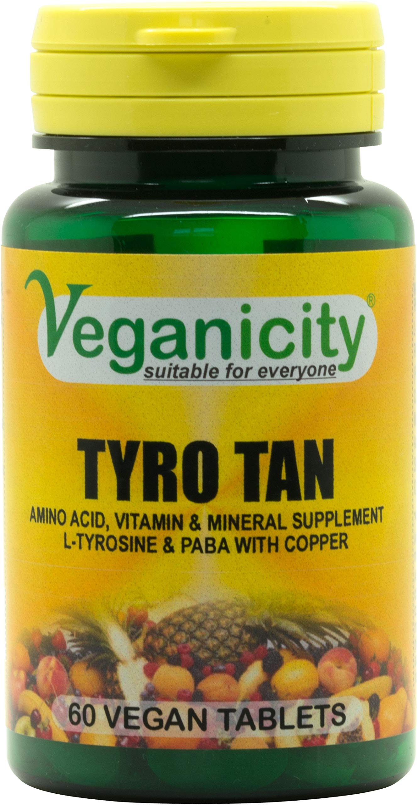 Veganicity Tyro Tan : Safe tanning supplement : 60 tablets : Amazon.co ...