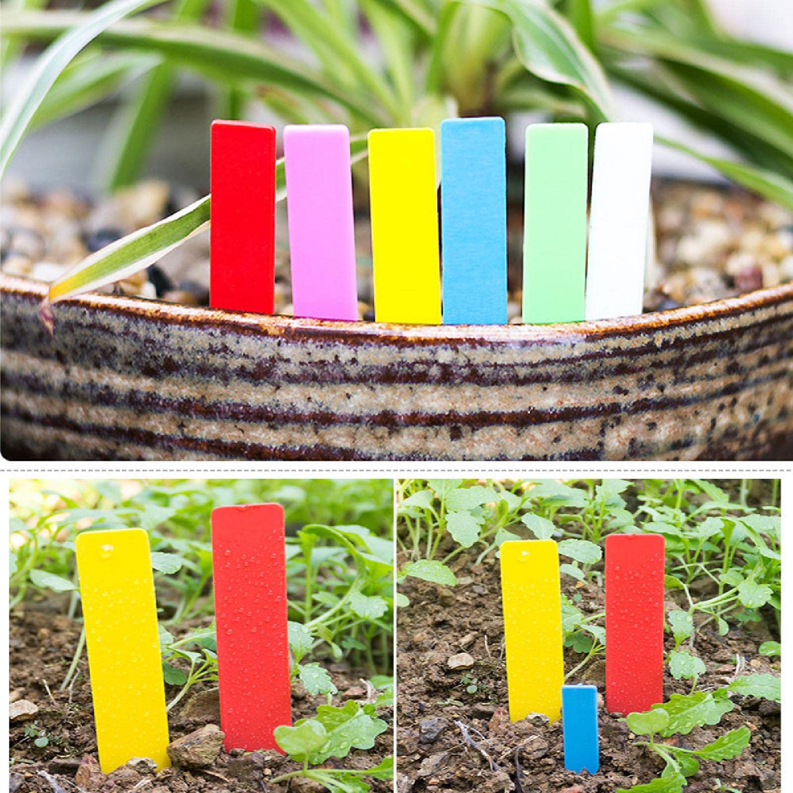Snapklik.com : 100Pack Plant Labels Waterproof Plant Tags Reusable ...