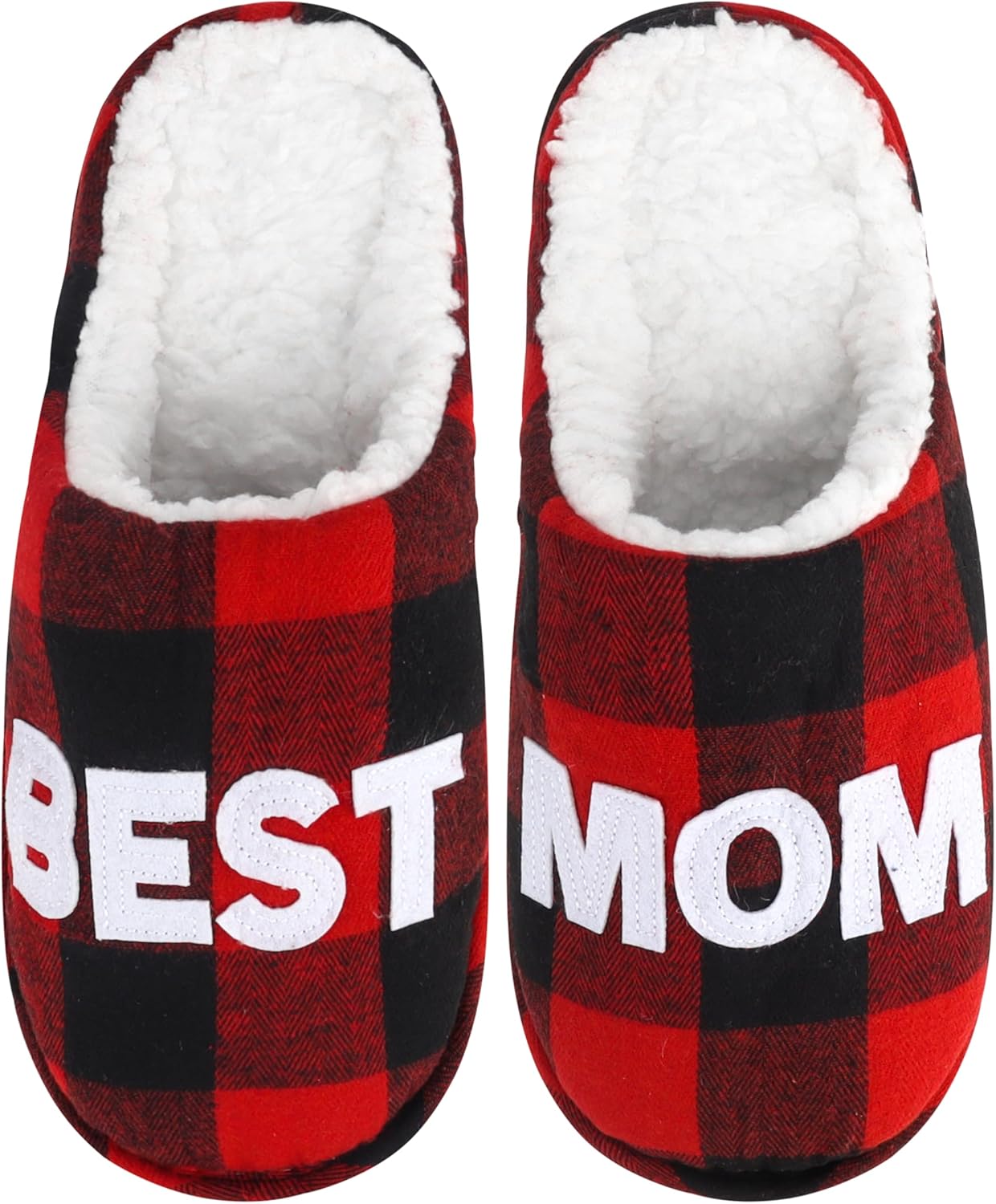 Moyel Fuzzy Slippers for Women - Mom Gifts from Daughter Son for ...