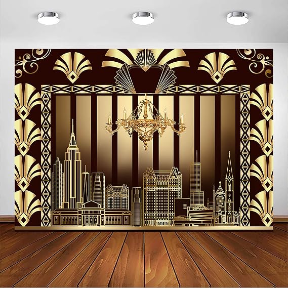 Avezano The Great Gatsby Themed Backdrop 1920s Photography Background ...