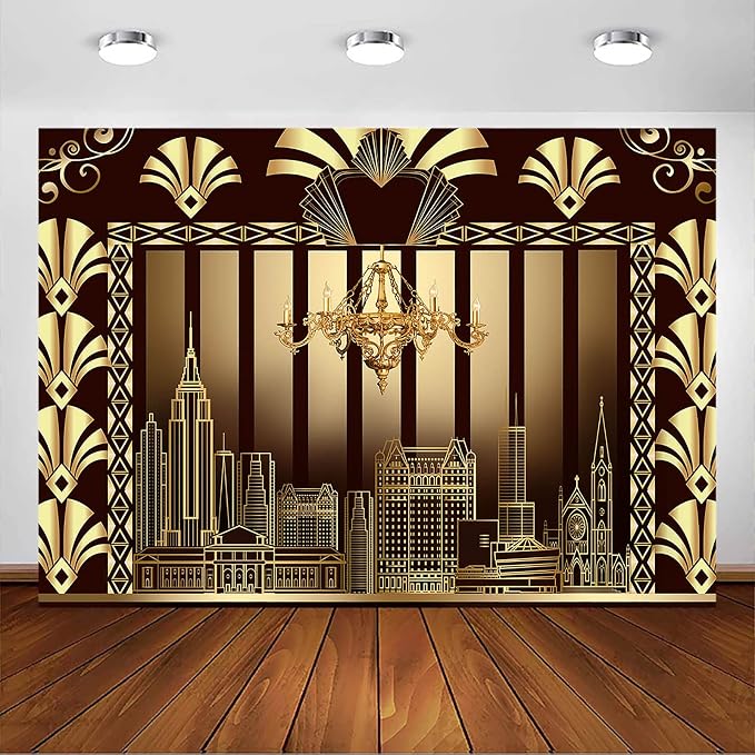 Avezano The Great Gatsby Themed Backdrop 1920s Photography Background ...