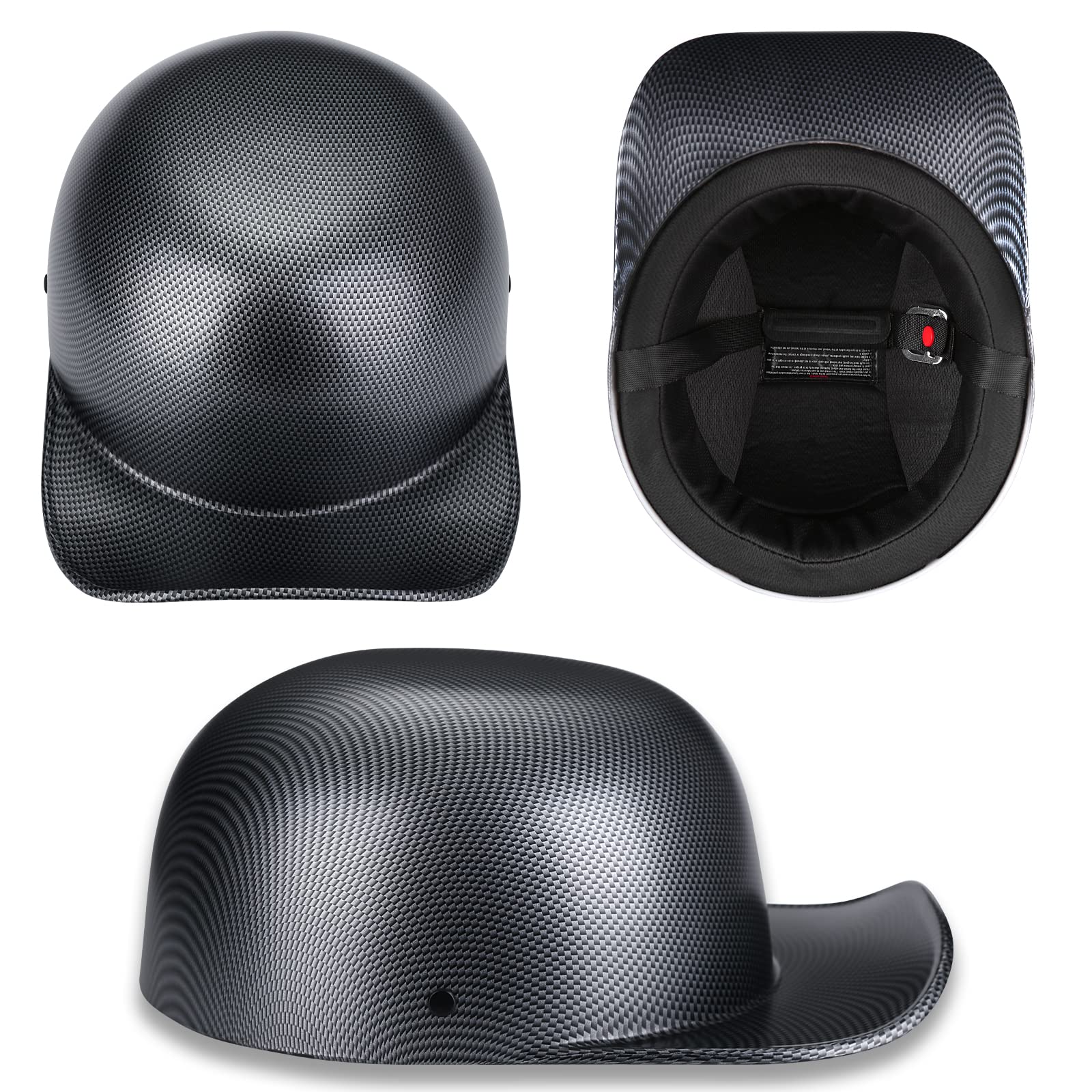 Snapklik.com : Yesmotor Baseball Style Cap Motorcycle Helmet Unisex ...