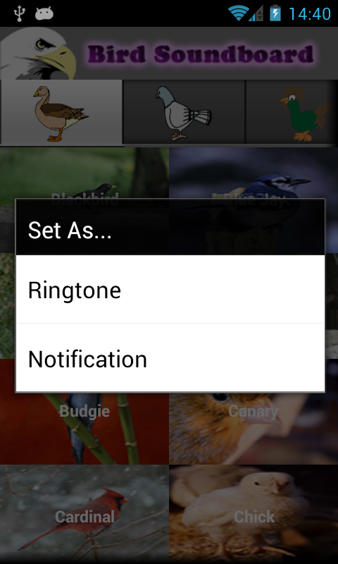 Bird Ringtones - App on the Amazon Appstore