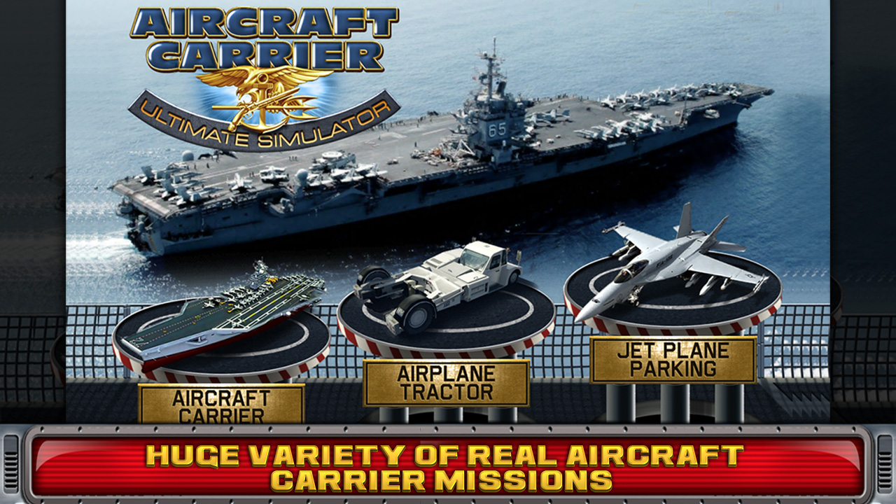 3D Airplane Parking Simulator Game - Real Aircraft Carrier Driving Test ...