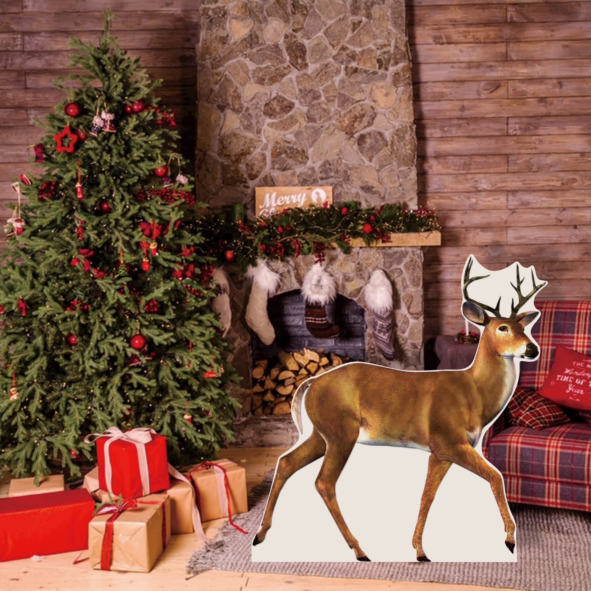 Life-size Animal Standee Life-Size Moose Cardboard Cutout - Realistic ...