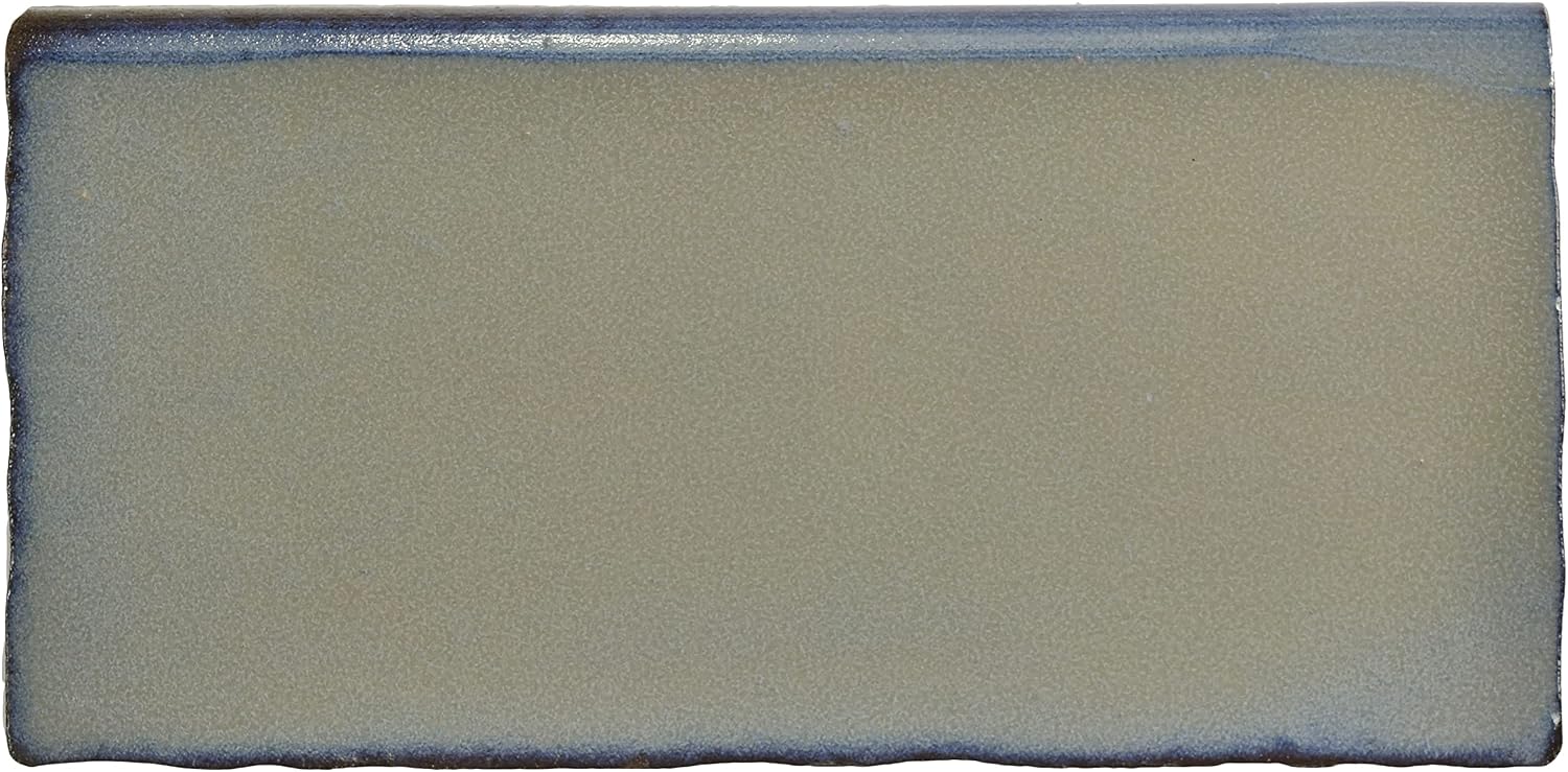 Antic Special Bullnose Griggio 3" x 6" Ceramic Wall Trim - Amazon.com