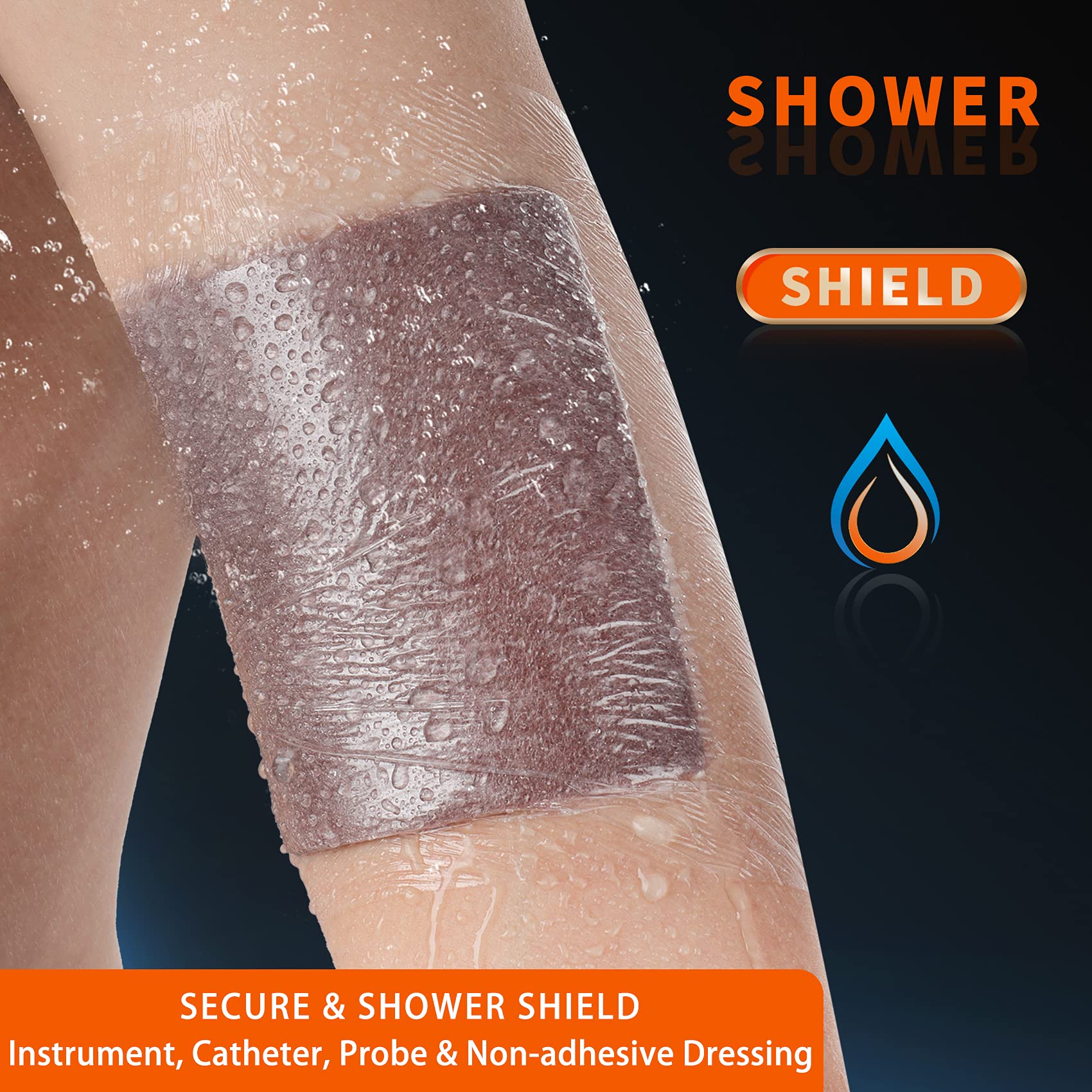 Tattoo Aftercare Bandage, Transparent Film Dressing, Shower Shield ...