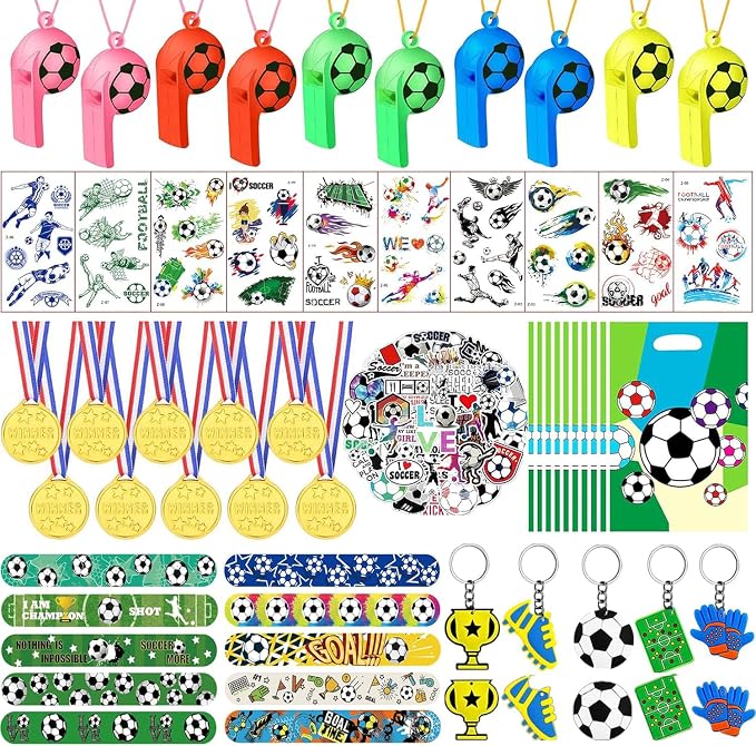 SXFENG 110pcs Football Party Bags Fillers, Football Party Favors Set ...