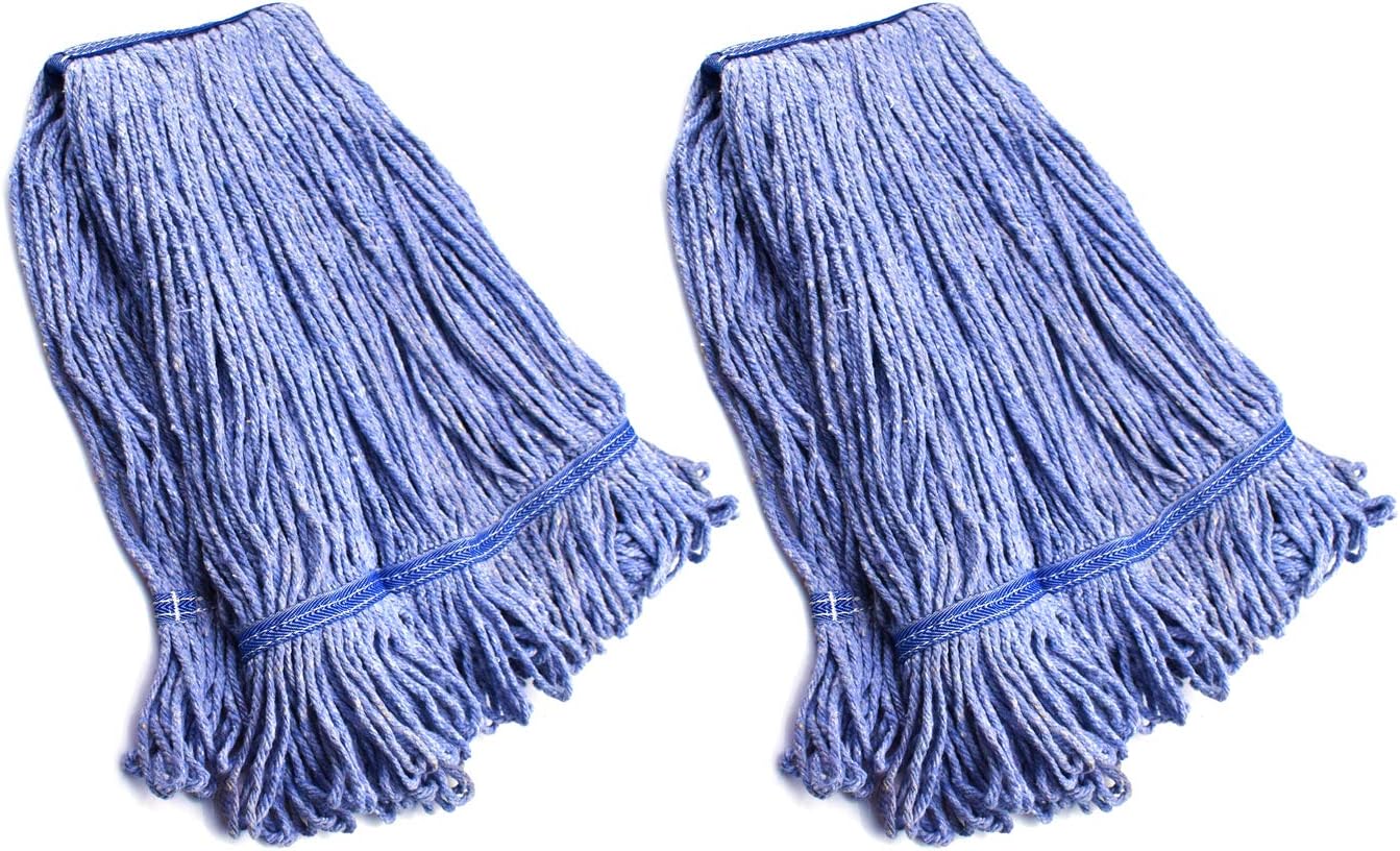 Amazon.com: Mop Head Replacement Commercial Heavy Duty String Blue Wet ...