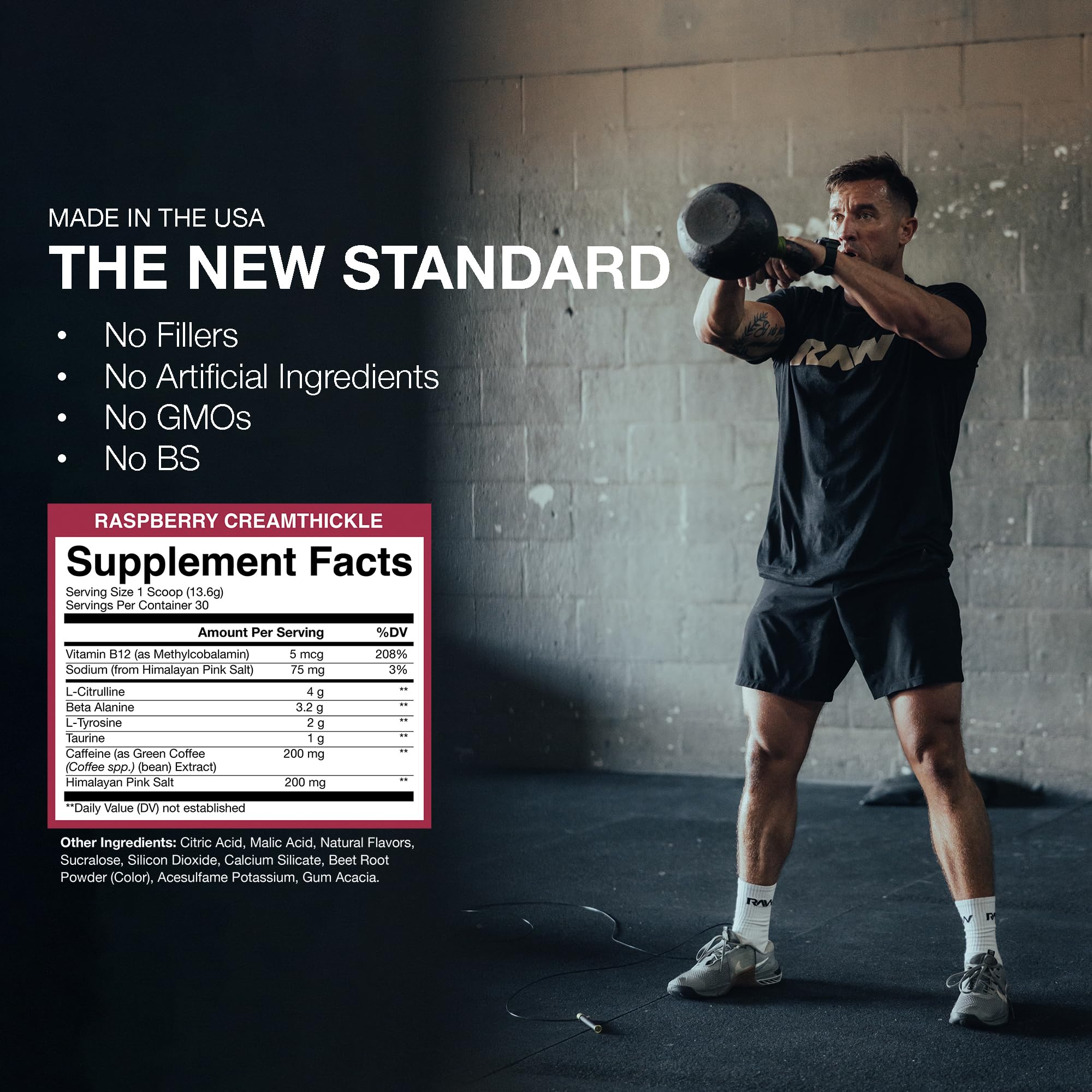 Snapklik.com : RAW Essential Pre-Workout - Raspberry Creamthickle