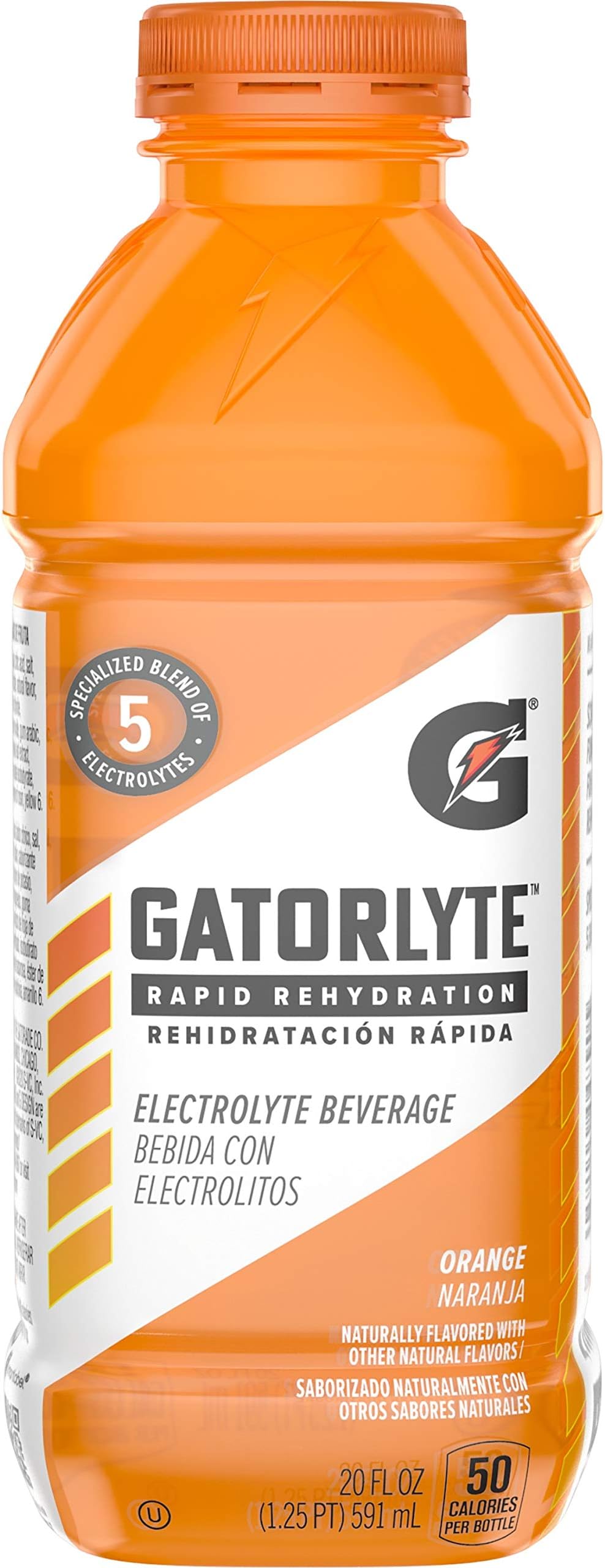 Amazon.com : Gatorlyte Rapid Rehydration Orange Electrolyte Beverage,20 ...