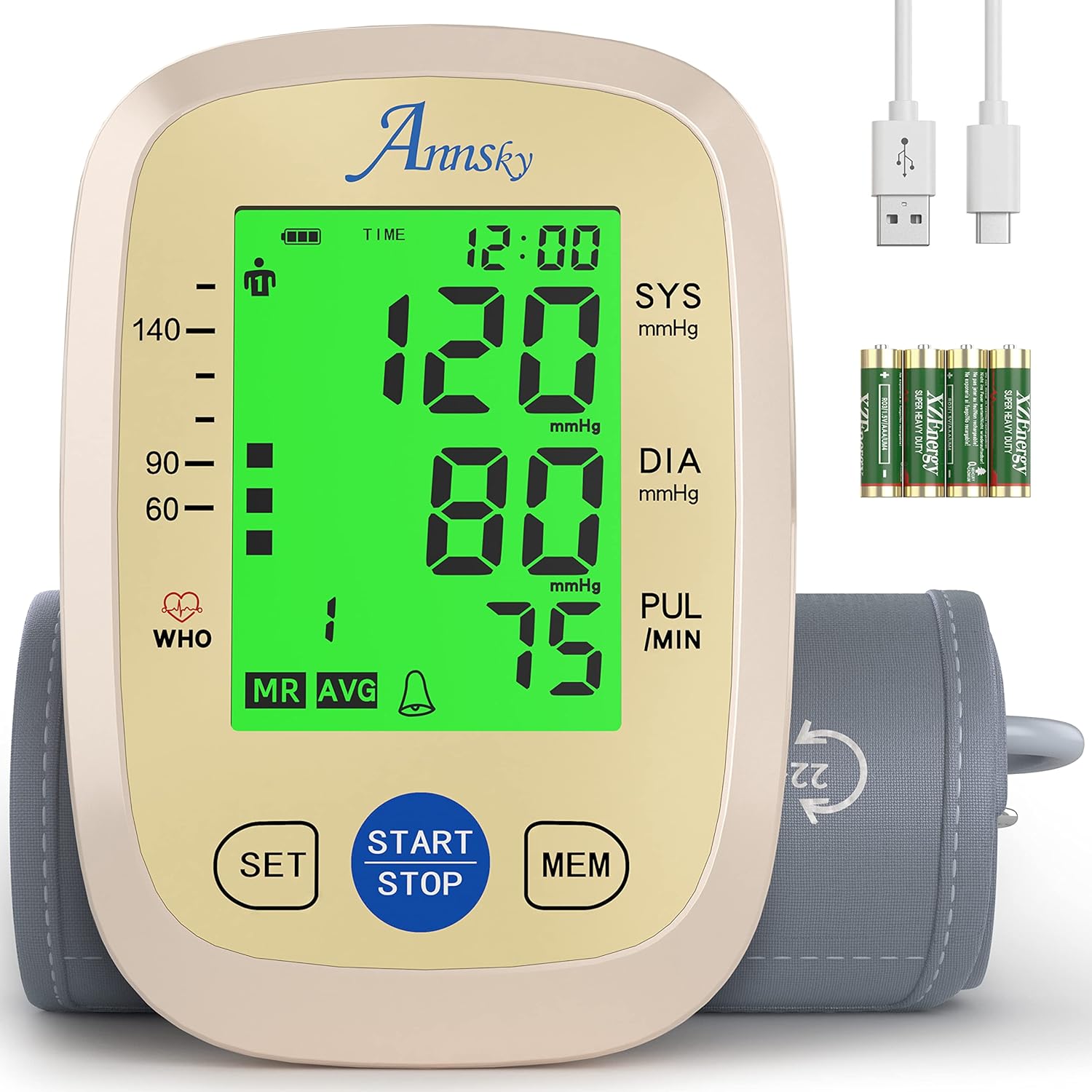 Annsky Blood Pressure Monitor Upper Arm 2022 Blood Pressure Machines Annsky Blood Pressure Monitor Upper Arm 2022 Blood Pressure Machines