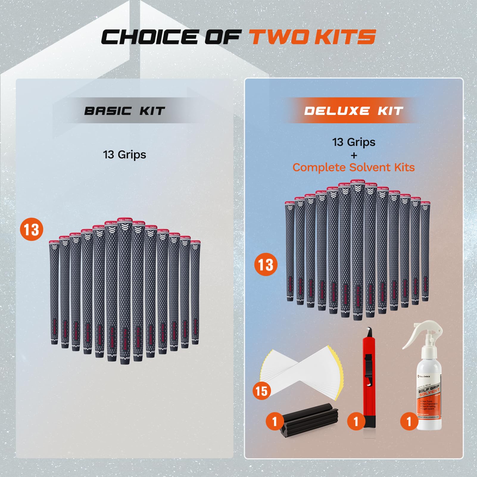 Snapklik.com : Full Choice Rubber Golf Club Grips