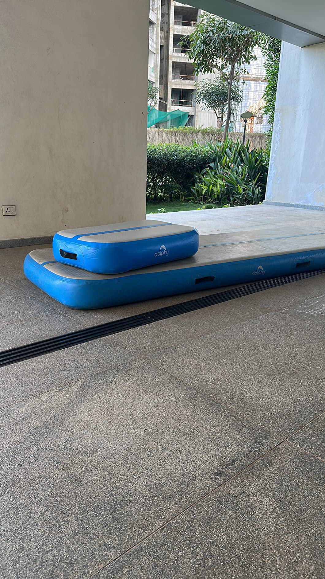 Dolphy 10ft Inflatable Air Gymnastics Mat, Training Tumbling Mat, 8 ...