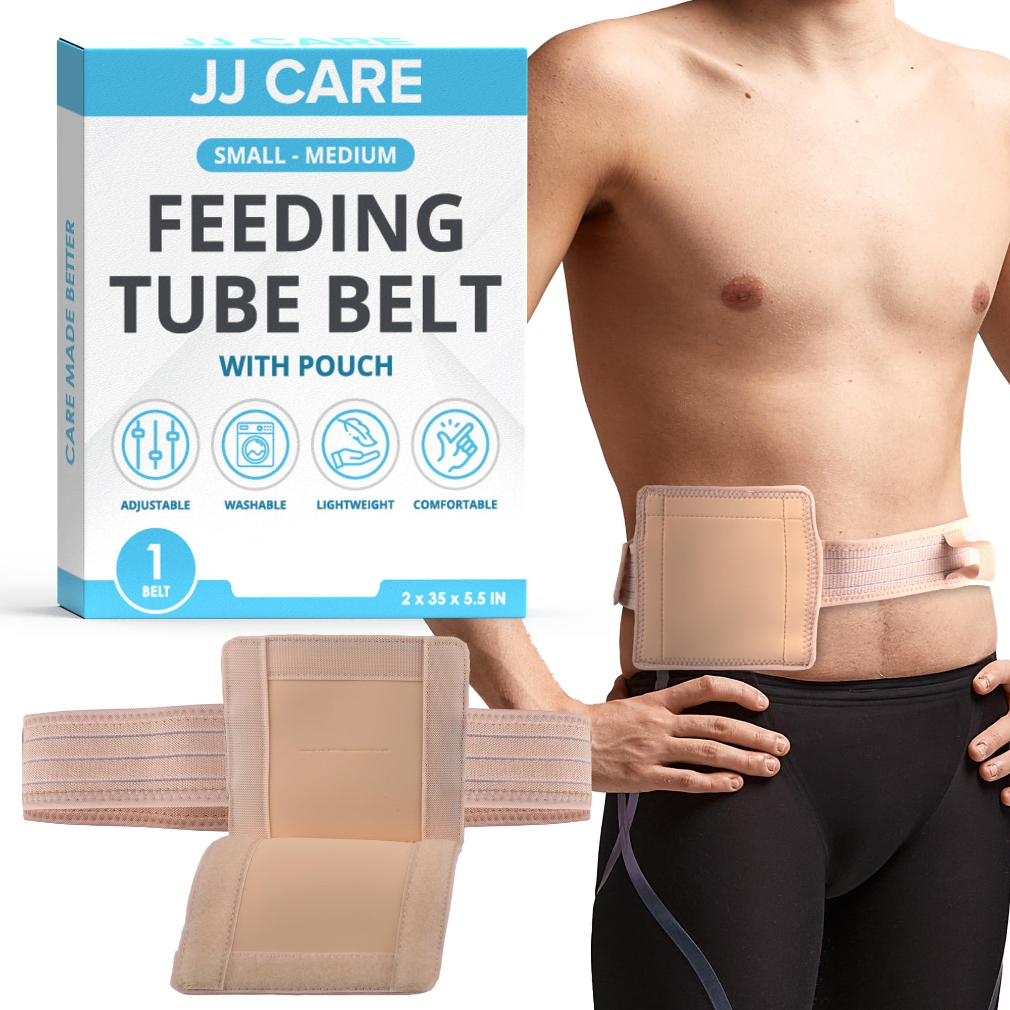 Amazon.com: Feeding Tube Belt G-Tube Protective Belt Adjustable G Tube Tummy Time Belt with G ...