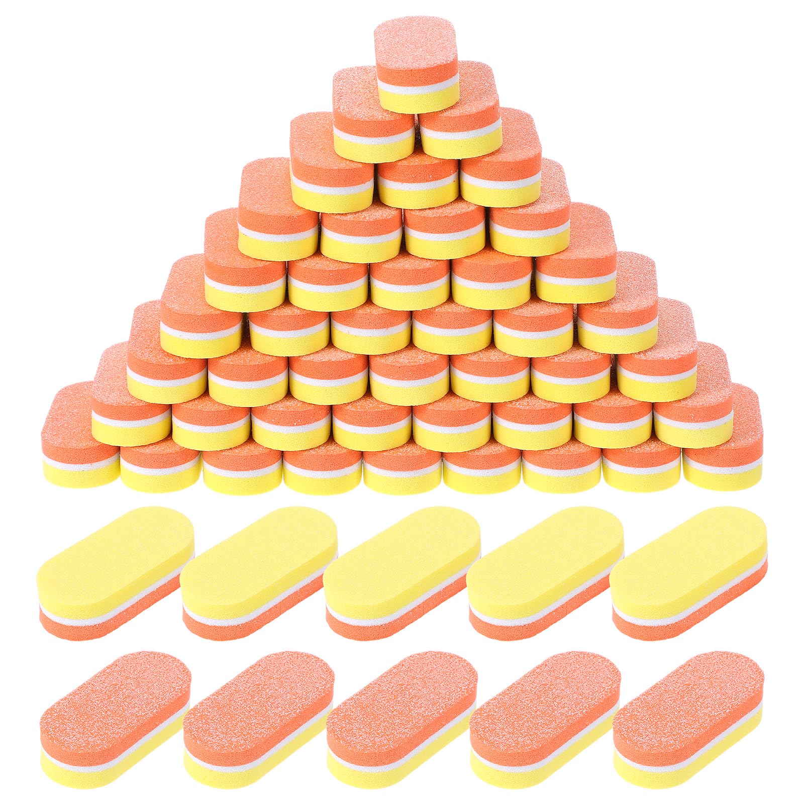 YUXIANLB 50 Pack Mini Sponge Nail Buffer Blocks Nail Files and Buffers ...