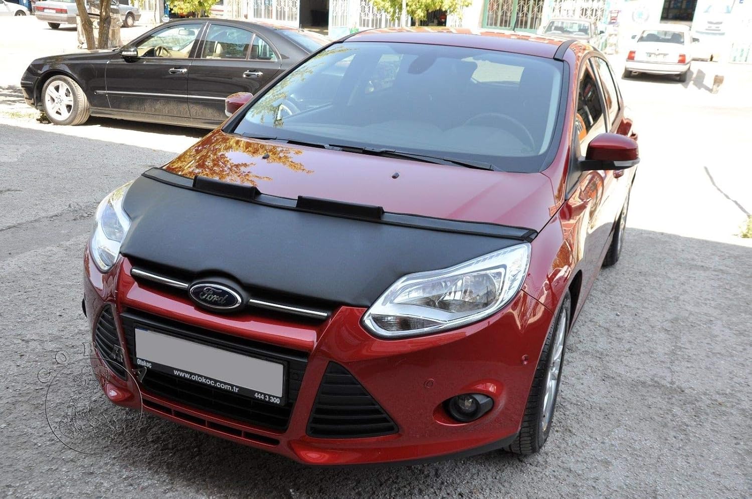 Amazon.com: Car Bonnet Hood Mask Bra Fits Ford Focus 2012 2013 2014 12 ...