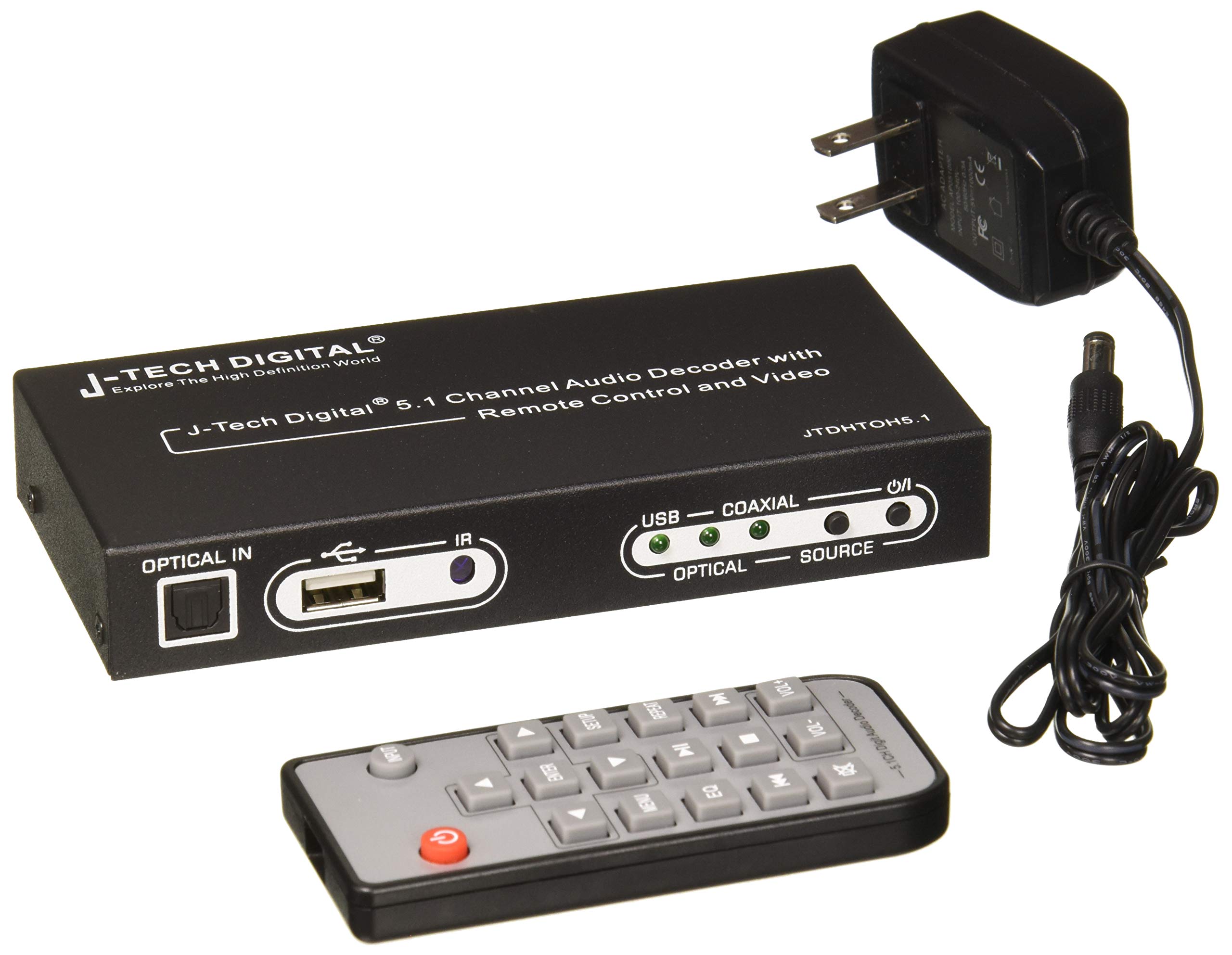 J Tech Digital 5 1 Channel Audio Decoder With Remote | Desertcart INDIA