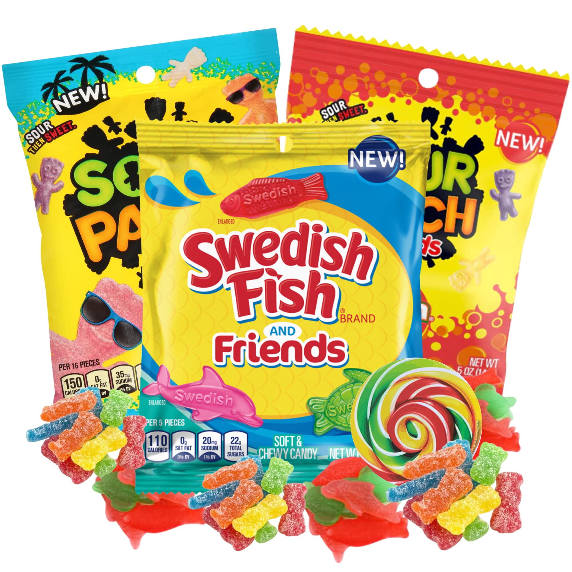 Buy Bulk Sweet and Sour Candy Variety Pack, Sour Patch Kids Tropical ...