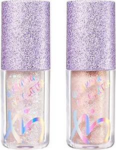 Amazon | IBIM アイビム GLEAMING EYE GLITTER 2色セット アイグリッター ラメ グリッター アイシャドウ (ホワイト＆ピーチ) | IBIM | アイシャドウ 通販