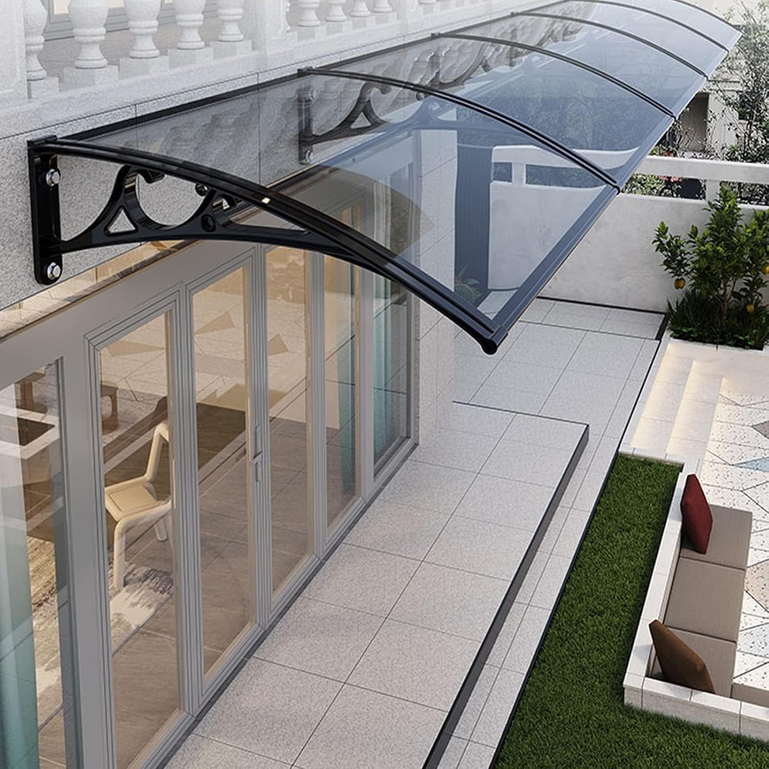 Amazon.com : Awning Canopy,Outdoor Window Rain Shelter Cover,Modern ...