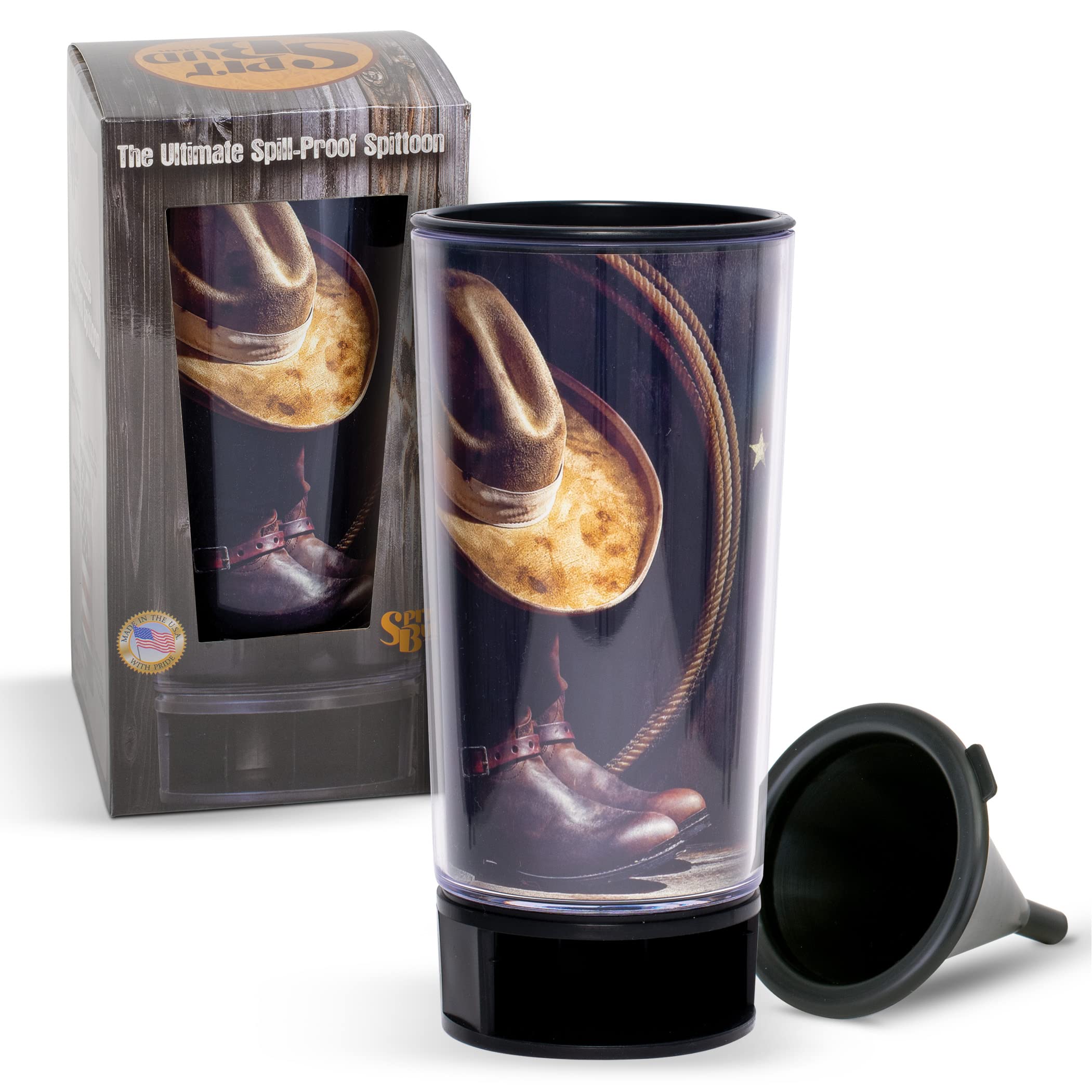 Amazon.com: Spit Bud Cowboy Courage The Ultimate Spittoon for Chew ...