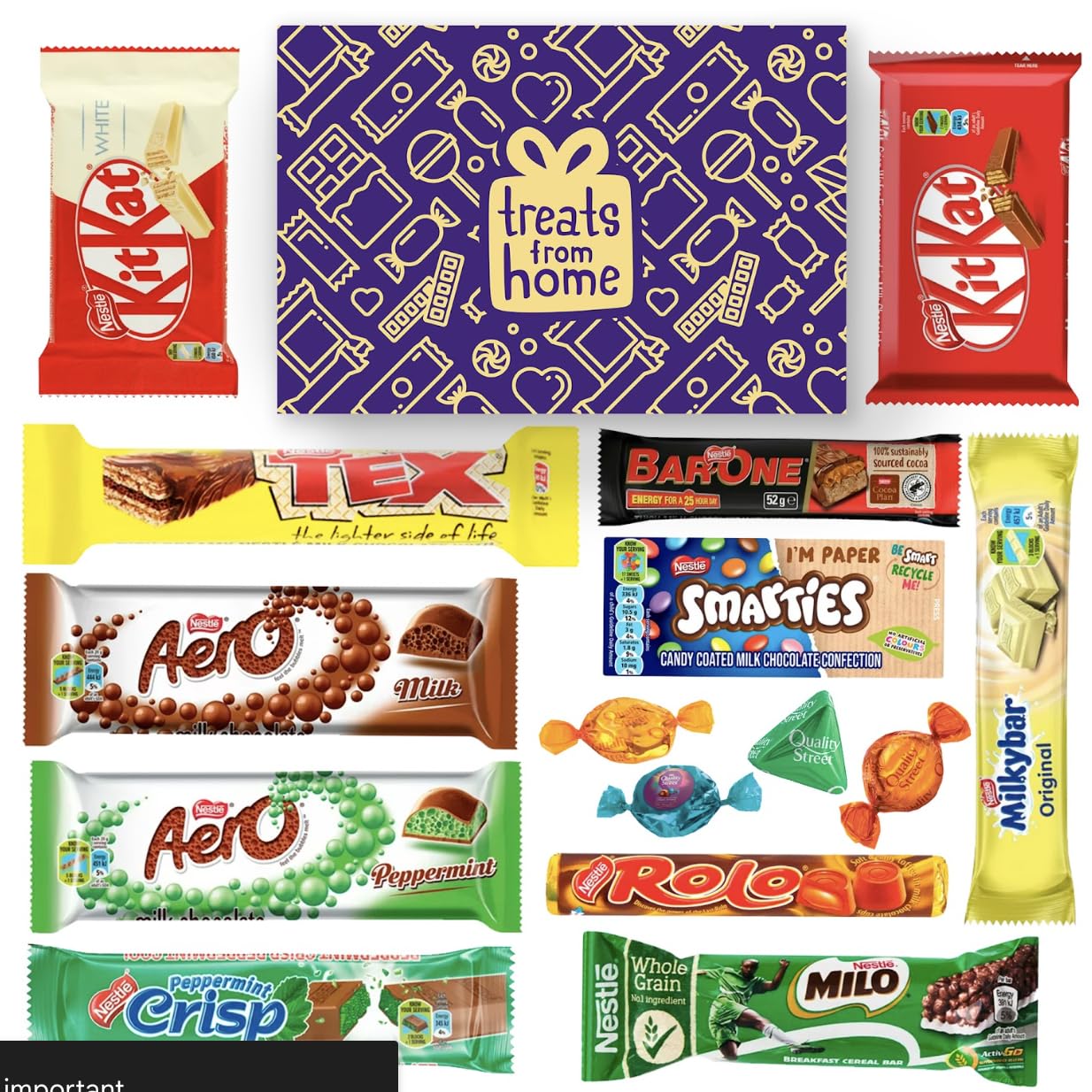 Nestle Chocolate Candy Variety Pack 11 Chocolate Bars And 4 ...