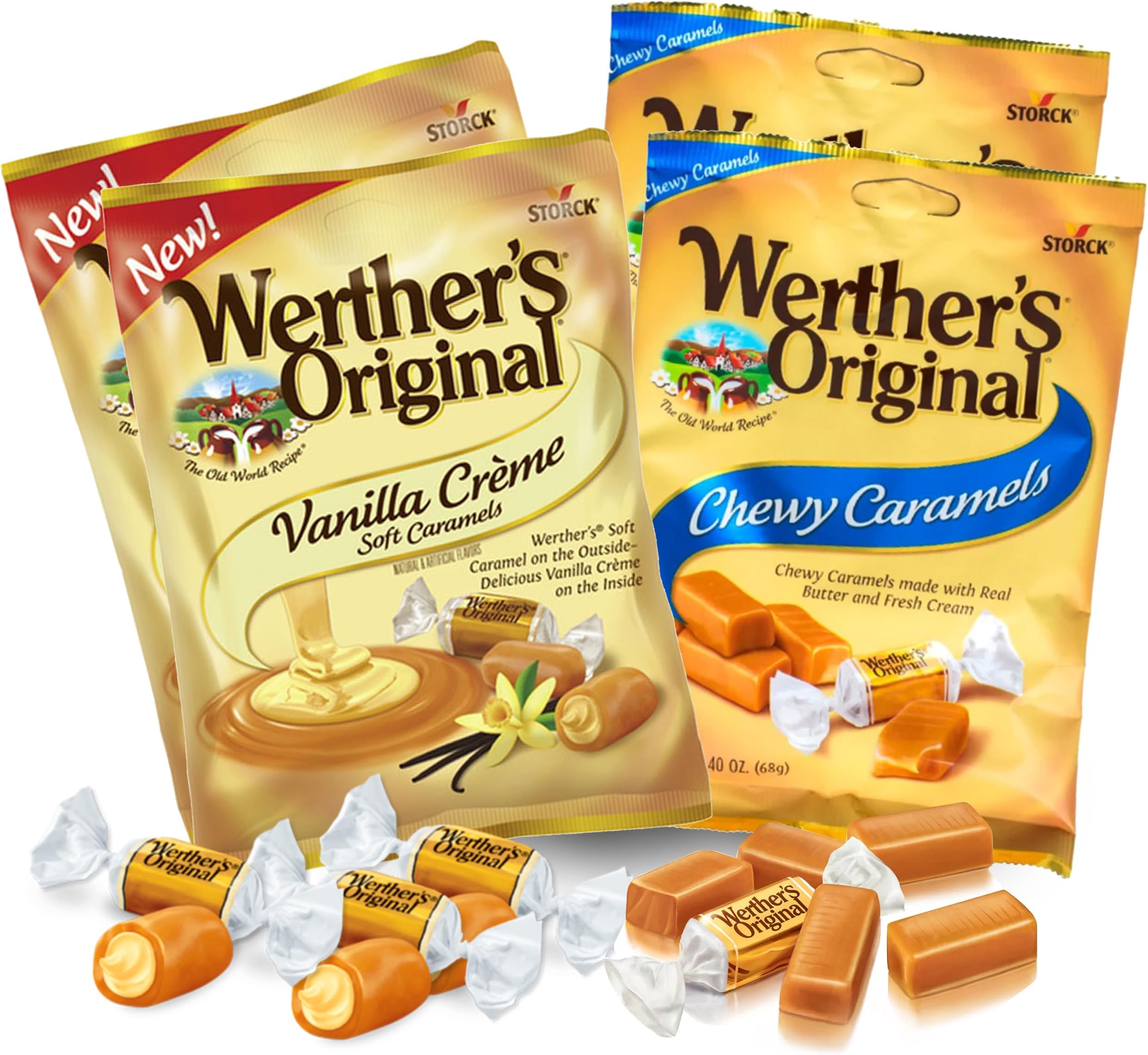 Amazon.com : Werther's Original Salted Caramel Crème Soft Caramels ...
