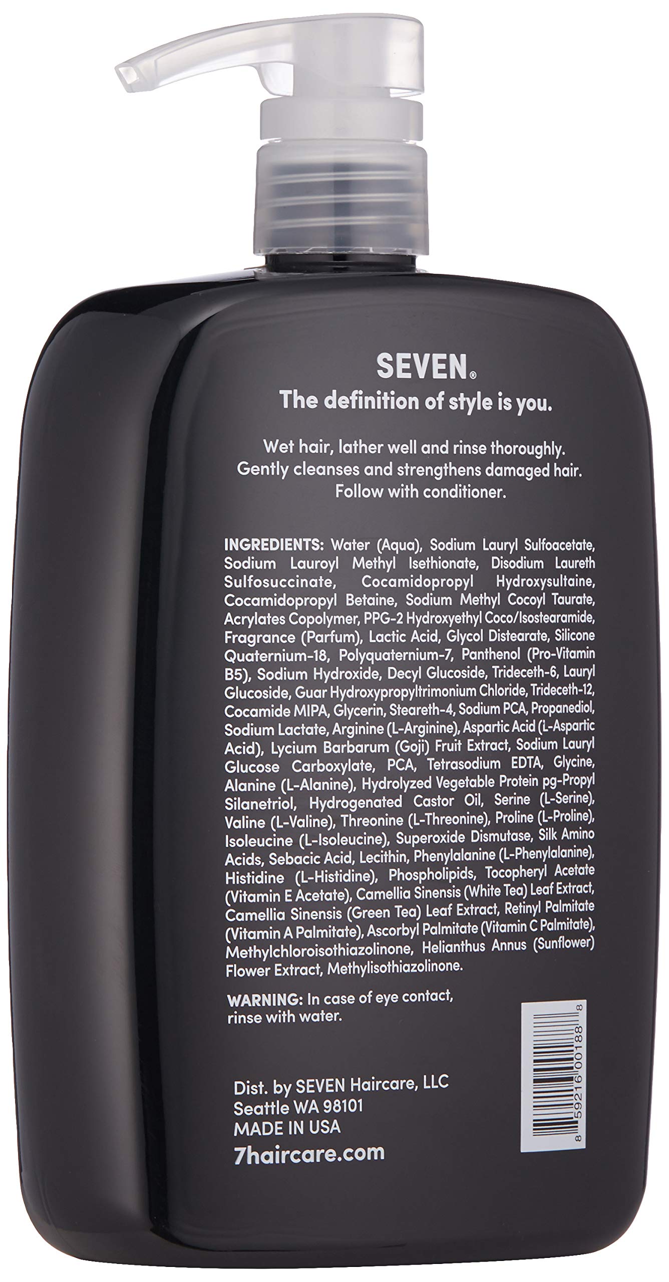 Snapklik.com : SEVEN Haircare KENTE BOND Shampoo For Split Ends ...
