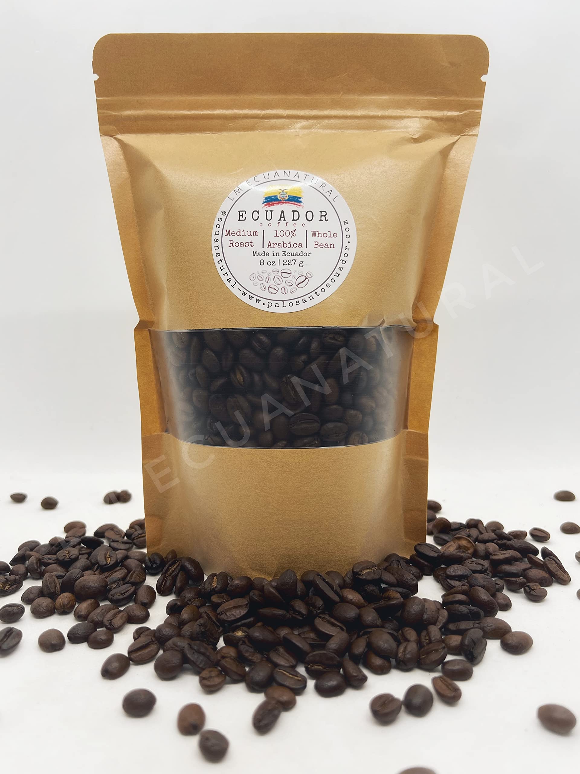 Amazon.com : Ecuadorian Arabica Whole Coffee Beans Natural Made in Loja ...