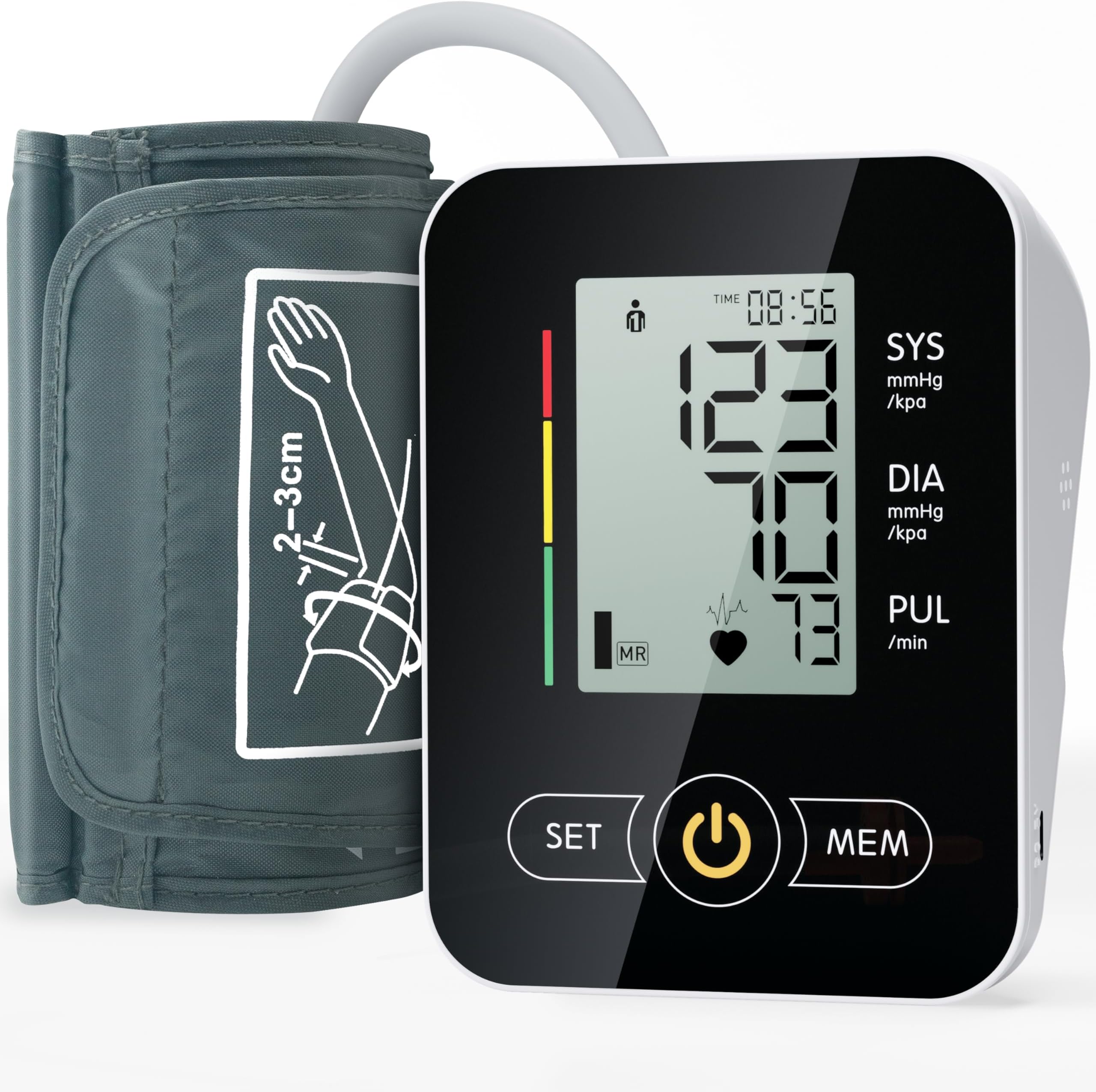 Amazon.com: Blood Pressure Monitor Digital Wrist BP Machine Automatic ...
