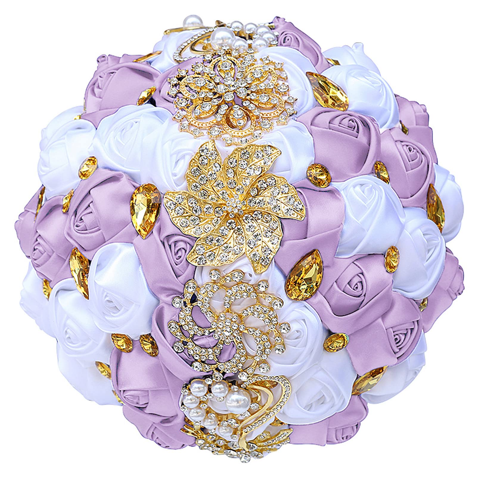 Purple And Gold Bouquet