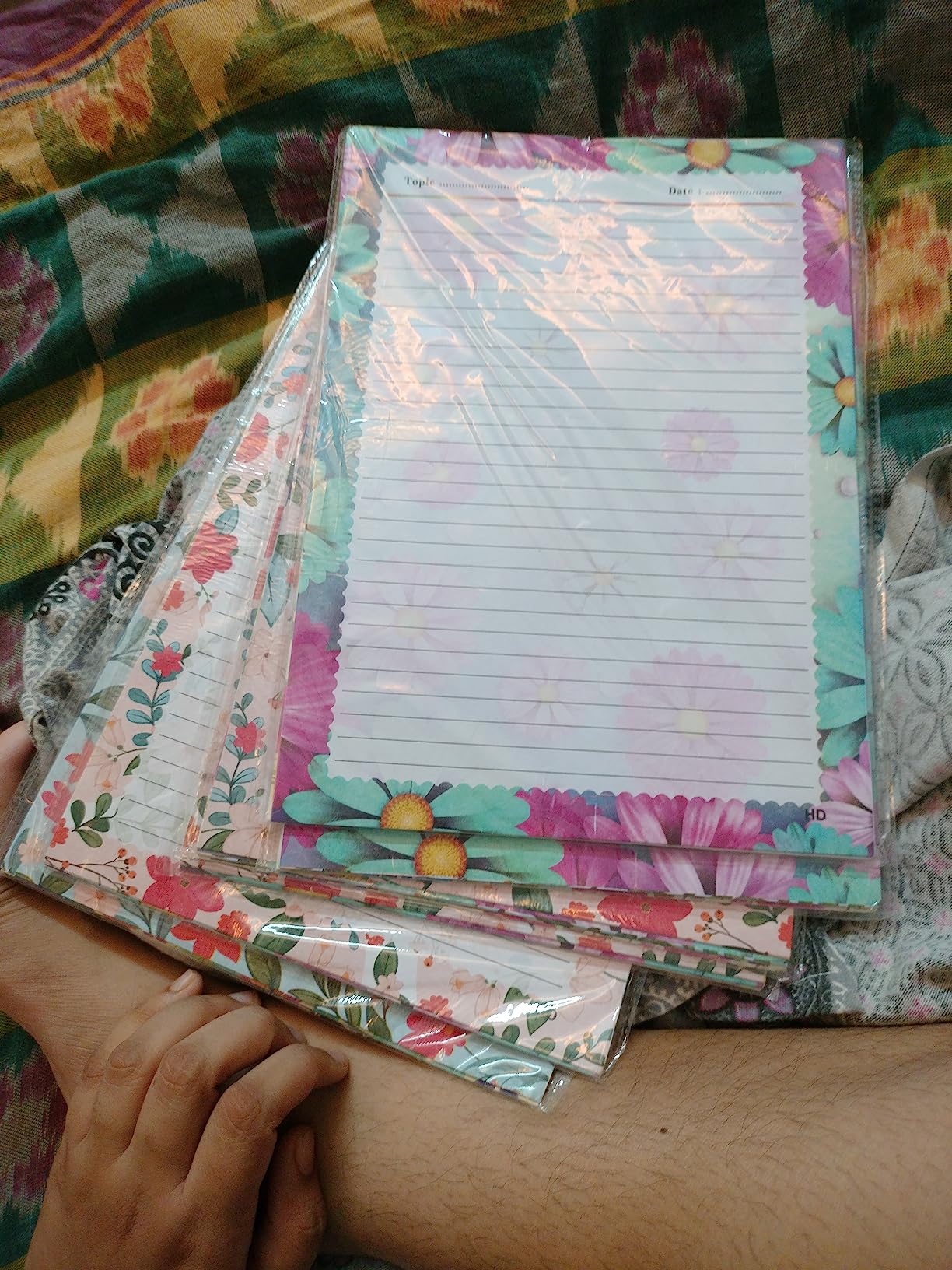 Peeplvalue A4 Size White One Side Ruled One Sided Line Sheet for School ...