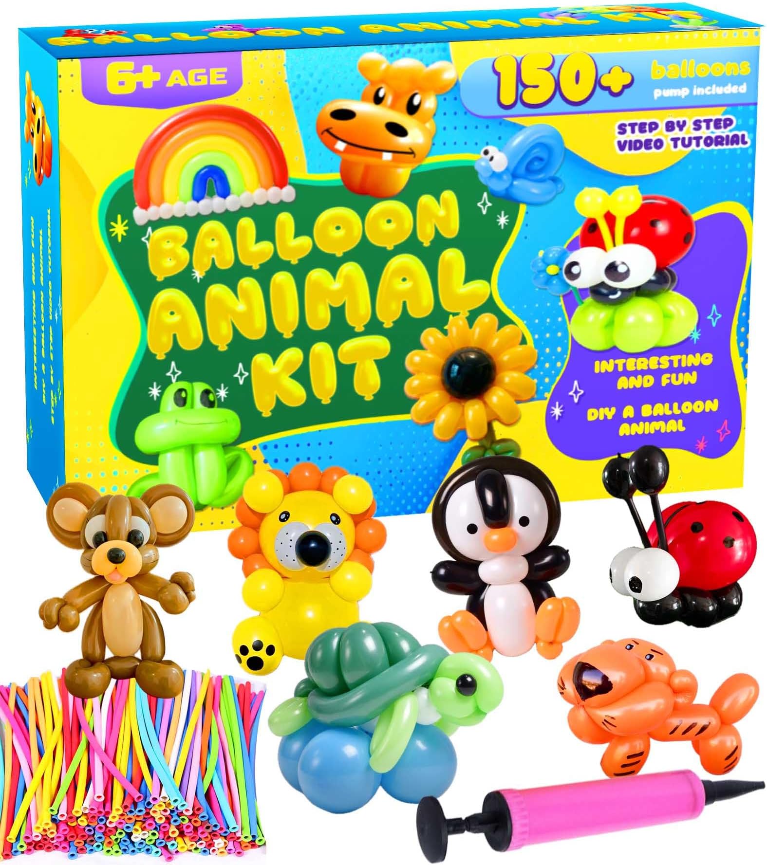Amazon.com: Make Your Own Balloon Animals, Balloon Modelling Kit : Toys ...