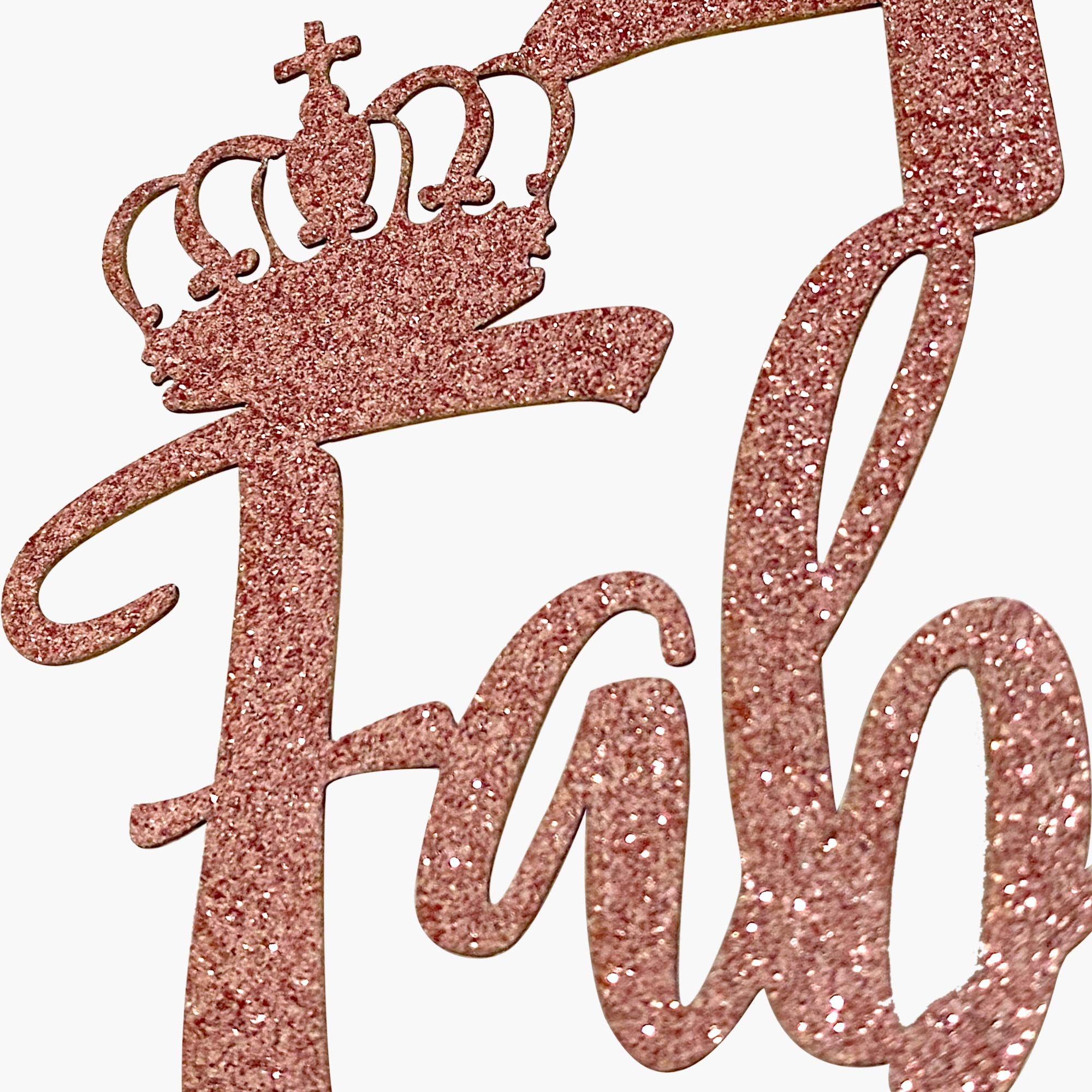 Snapklik.com : Rose Gold Glittery 39 & Fabulous Cake Topper, Happy 39th ...