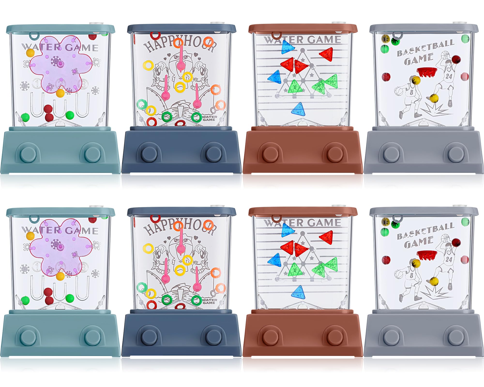 Motionchic 32 Pcs Handheld Water Game Water Ring Toss Handheld Game ...