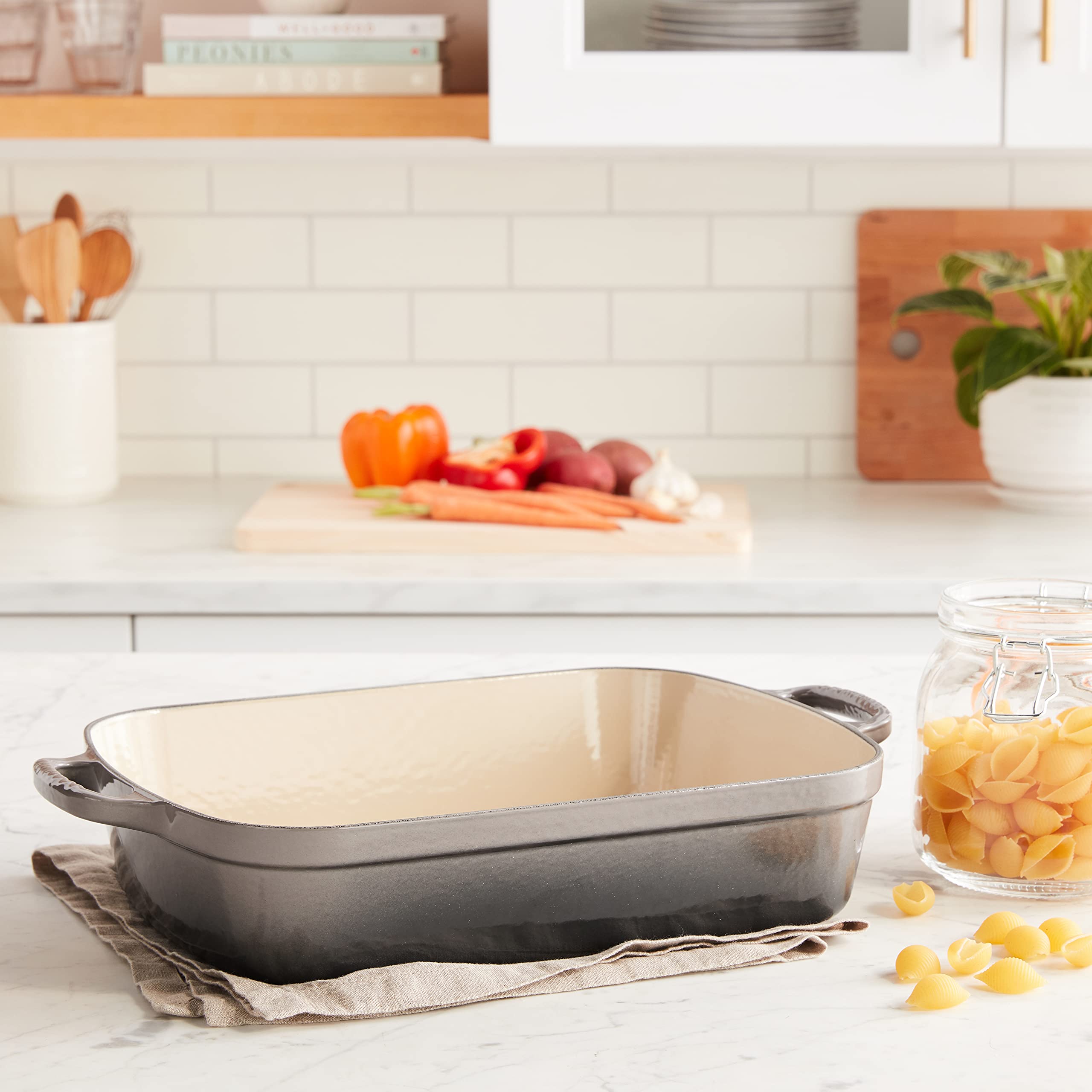 Le Creuset Enameled Cast Iron Signature Rectangular Roaster, 5.25 qt ...