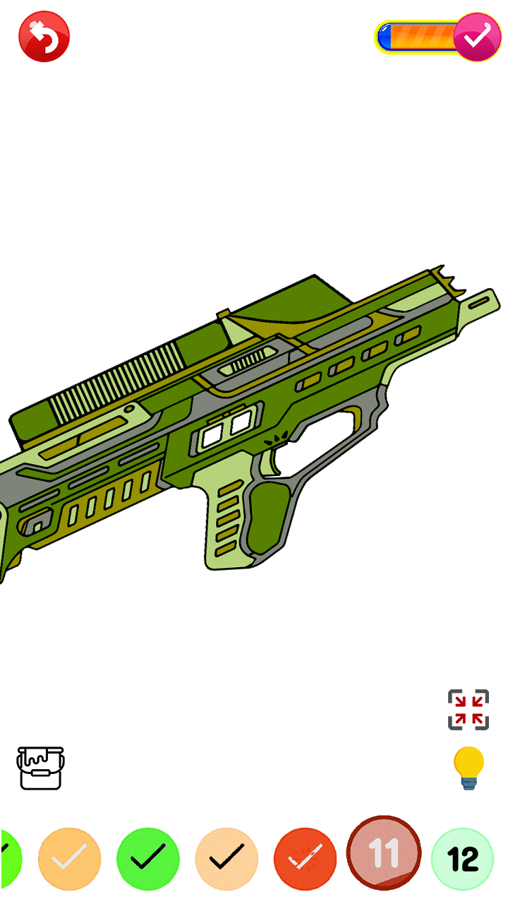 Guns Color By Number - Weapons Coloring Book Puzzle:Amazon.com:Appstore ...